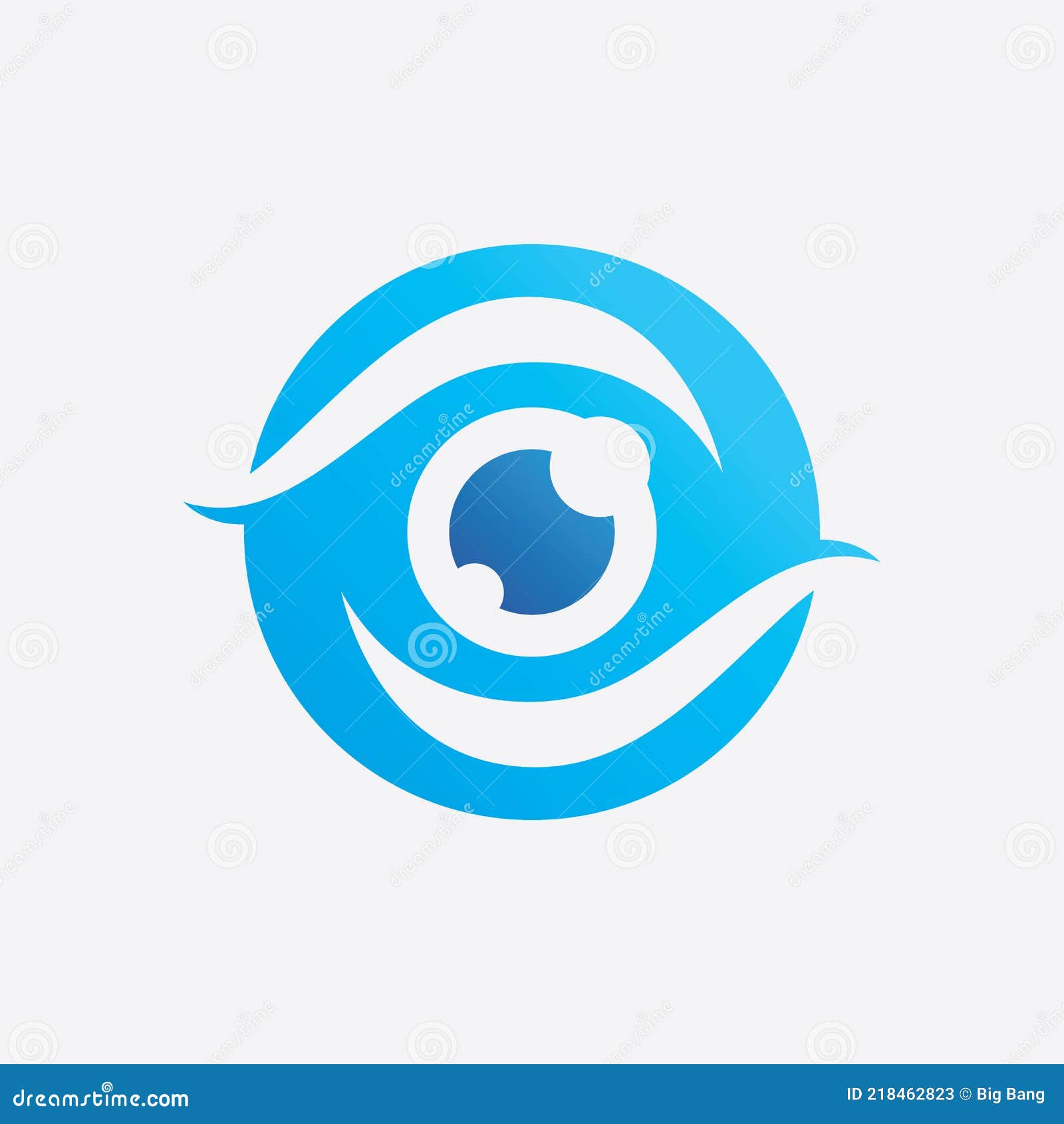 Creative Eye Care Logo Design Template Stock Vector - Illustration of ...