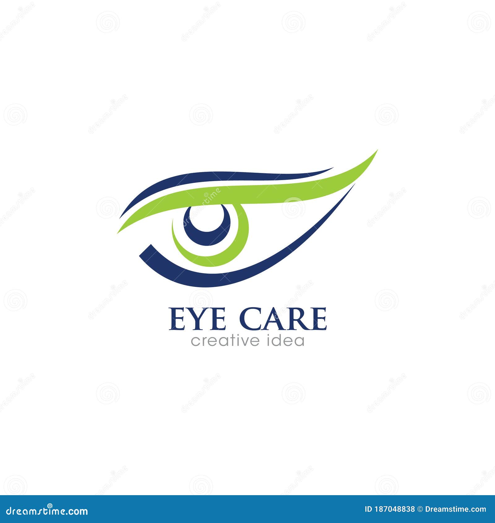 Creative Eye Concept Logo Design Template Stock Vector - Illustration ...