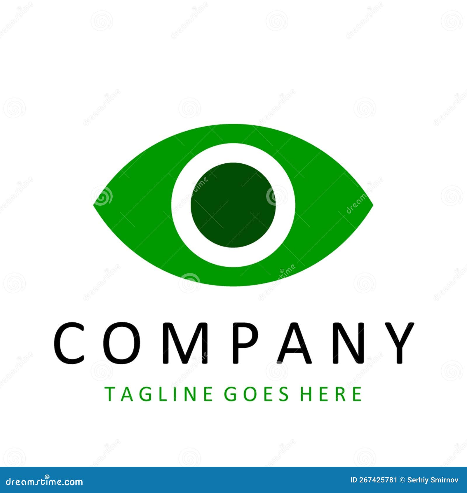Creative Eye Concept Logo Design Template Stock Vector - Illustration ...