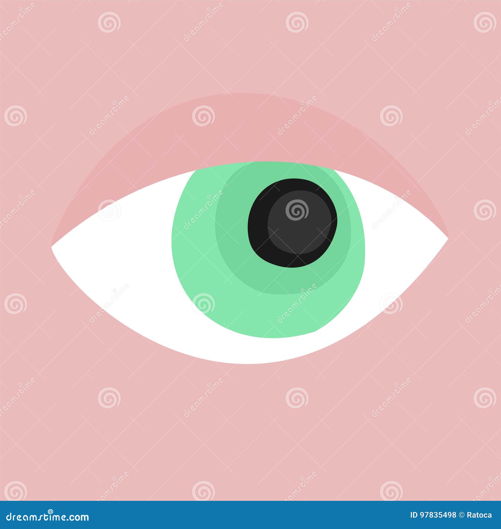 Creative eye design stock vector. Illustration of idea - 97835498