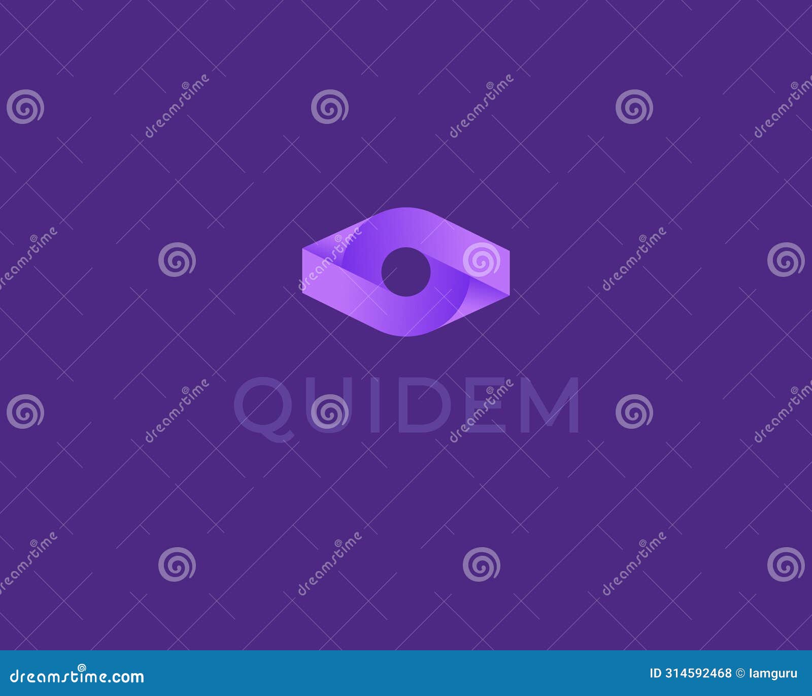 Creative Eye Logo from Gradient Shapes. Universal Optics Vision Sign ...