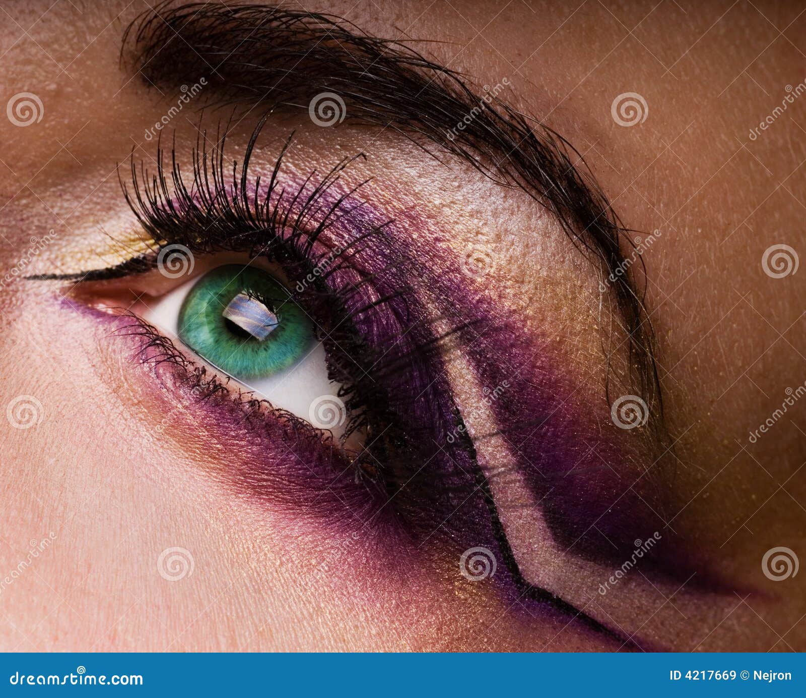 Creative eye paint stock image. Image of artificial, girl - 4217669