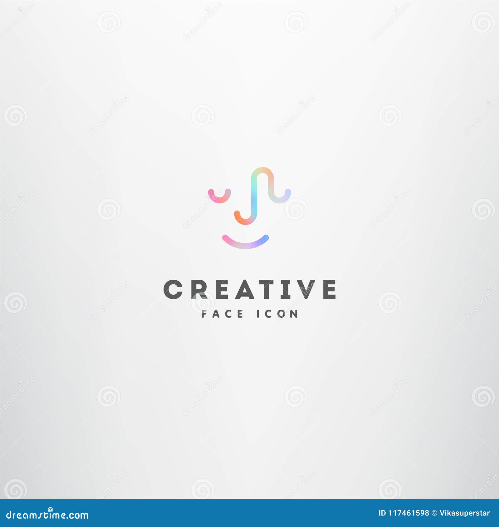 Creative Face Logo Vector Illustration Stock Vector - Illustration of ...