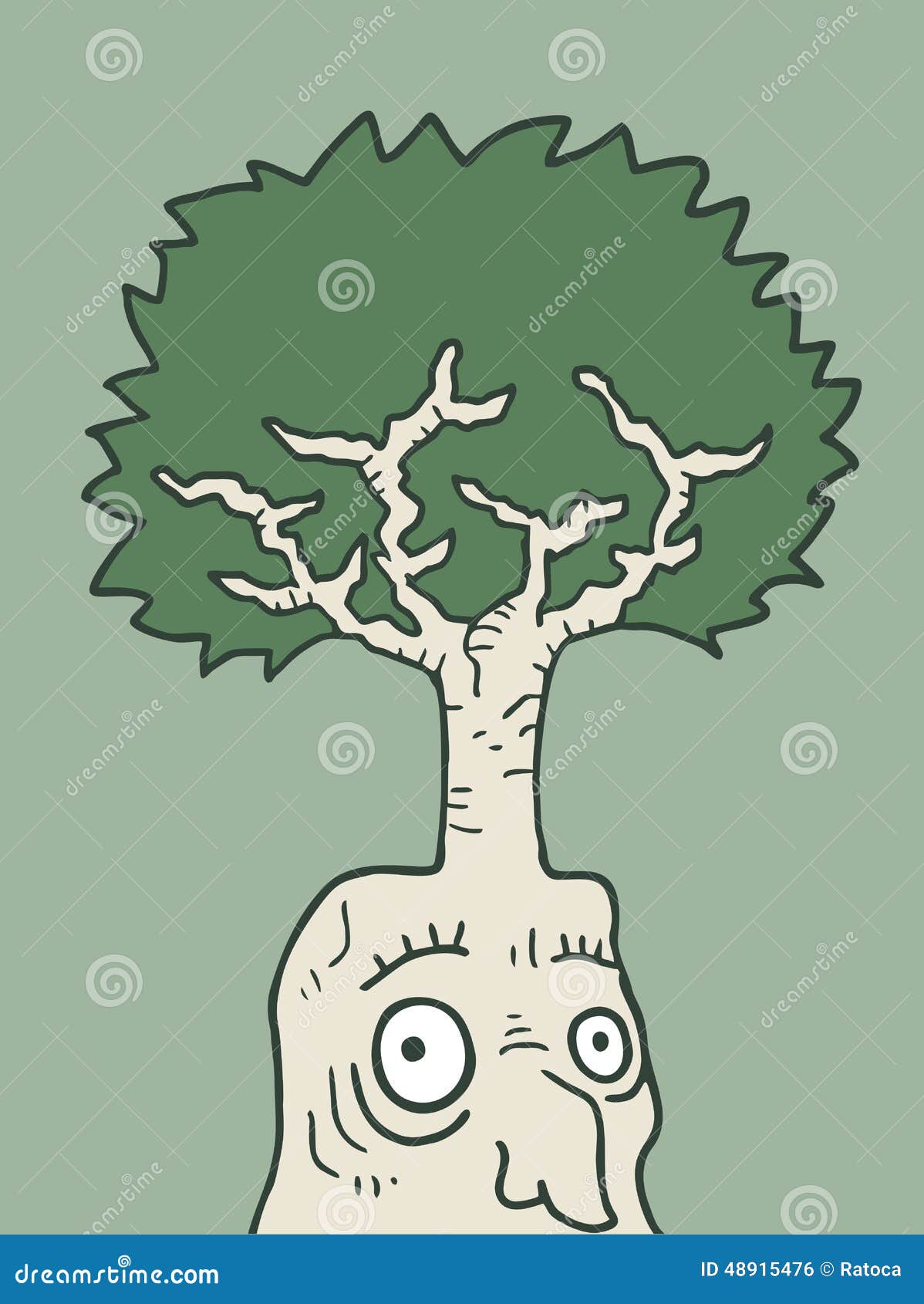 Face Tree Of Life Logo Design Blends With Beauty Face Logo Cartoon ...