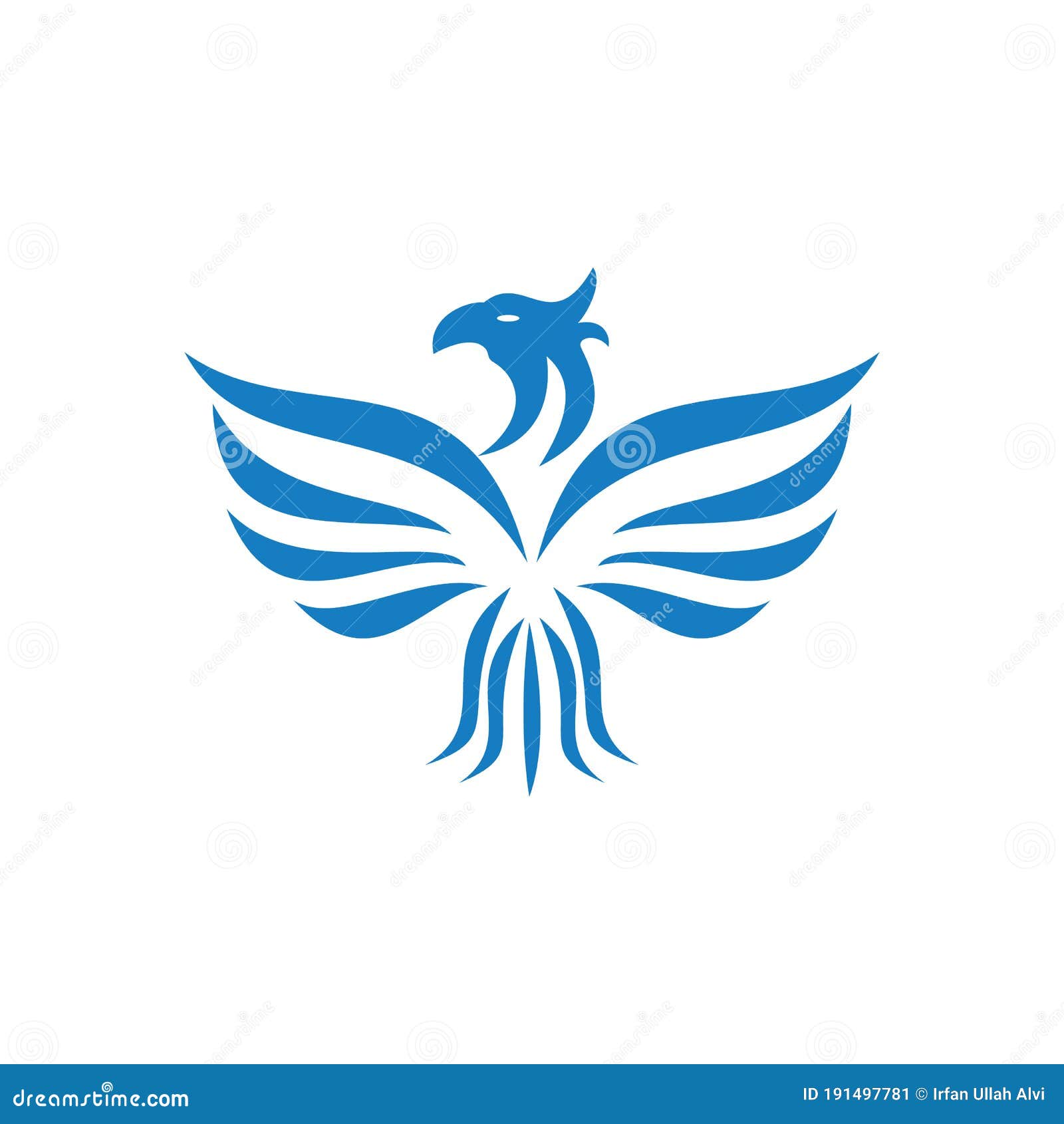 Creative Falcon Vector Logo Design. Stock Vector - Illustration of hawk ...