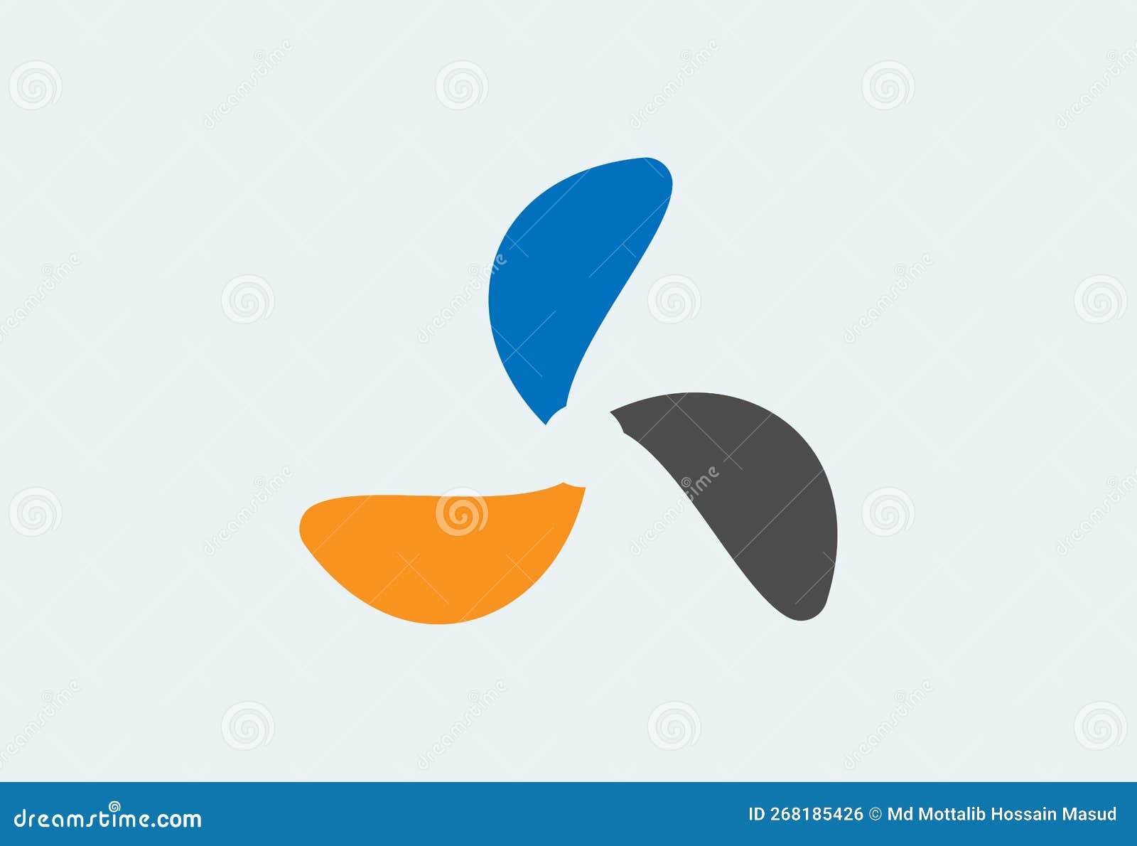 Creative Fan Logo Design, Vector Illustration Stock Illustration ...