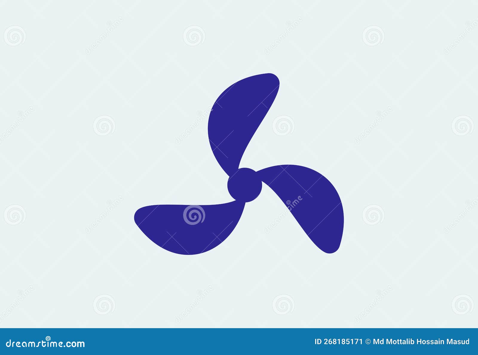 Creative Fan Logo Design, Vector Illustration Stock Illustration ...