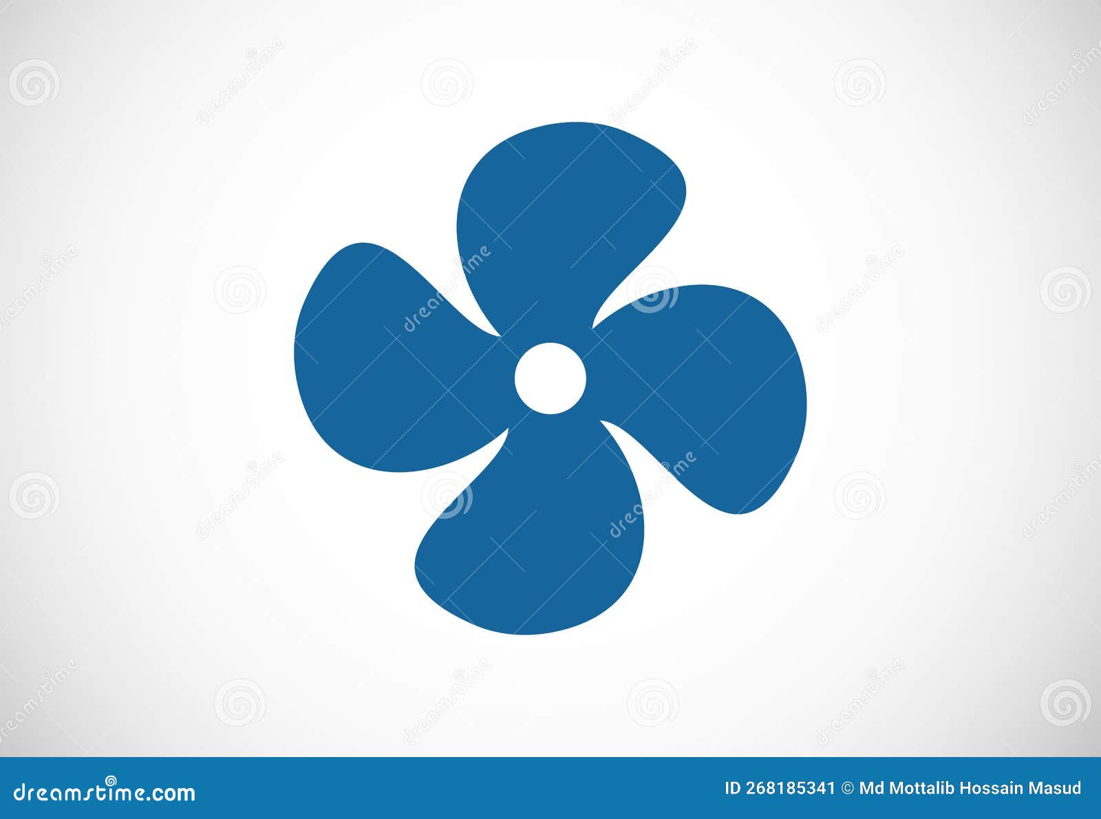 Creative Fan Logo Design, Vector Illustration Stock Illustration ...
