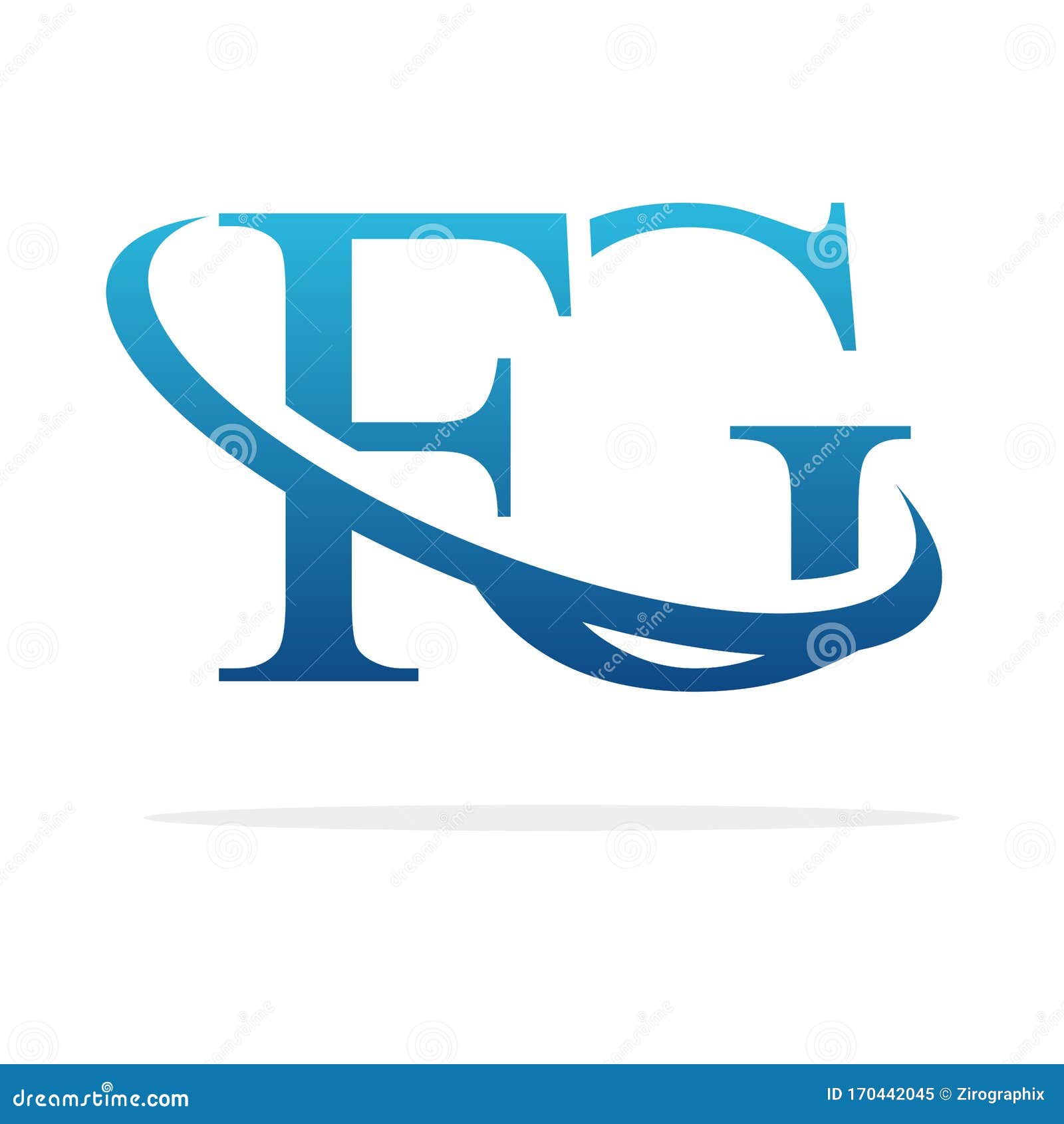 Creative FG Logo Icon Design Stock Vector - Illustration of word ...