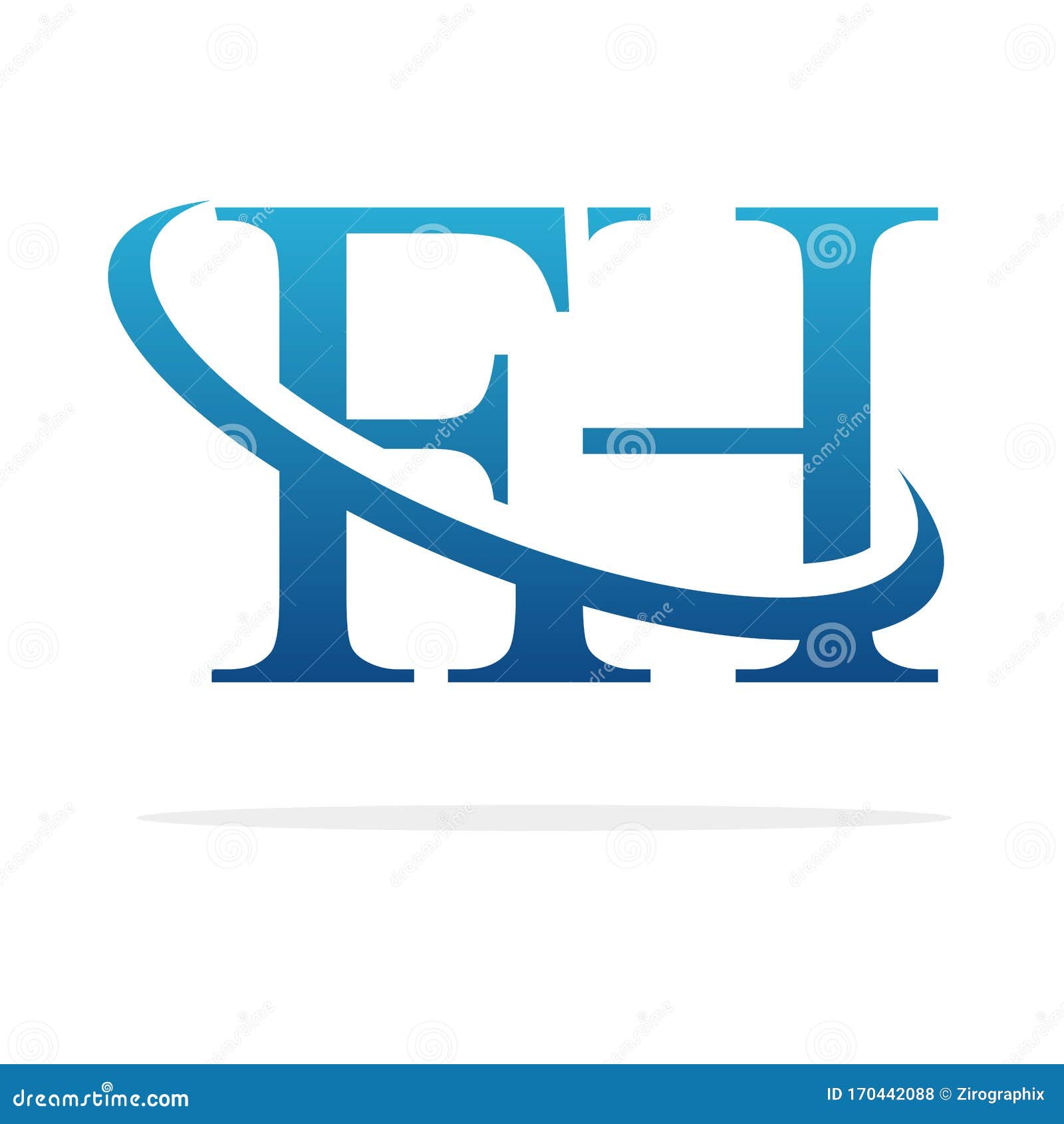 Creative FH Logo Icon Design Stock Vector - Illustration of sign ...