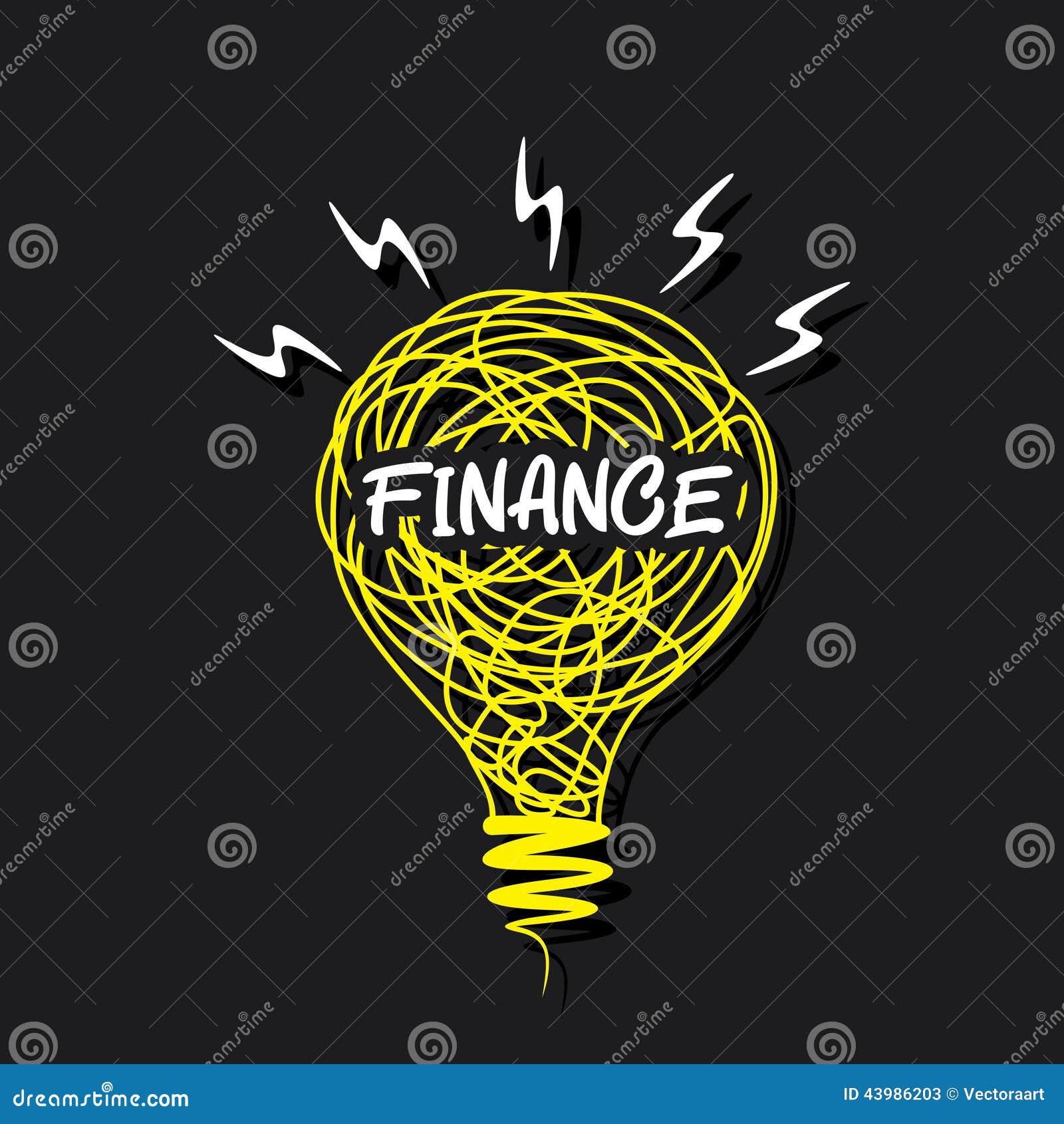 Creative Finace Idea Concept Stock Vector - Illustration of award, cash ...