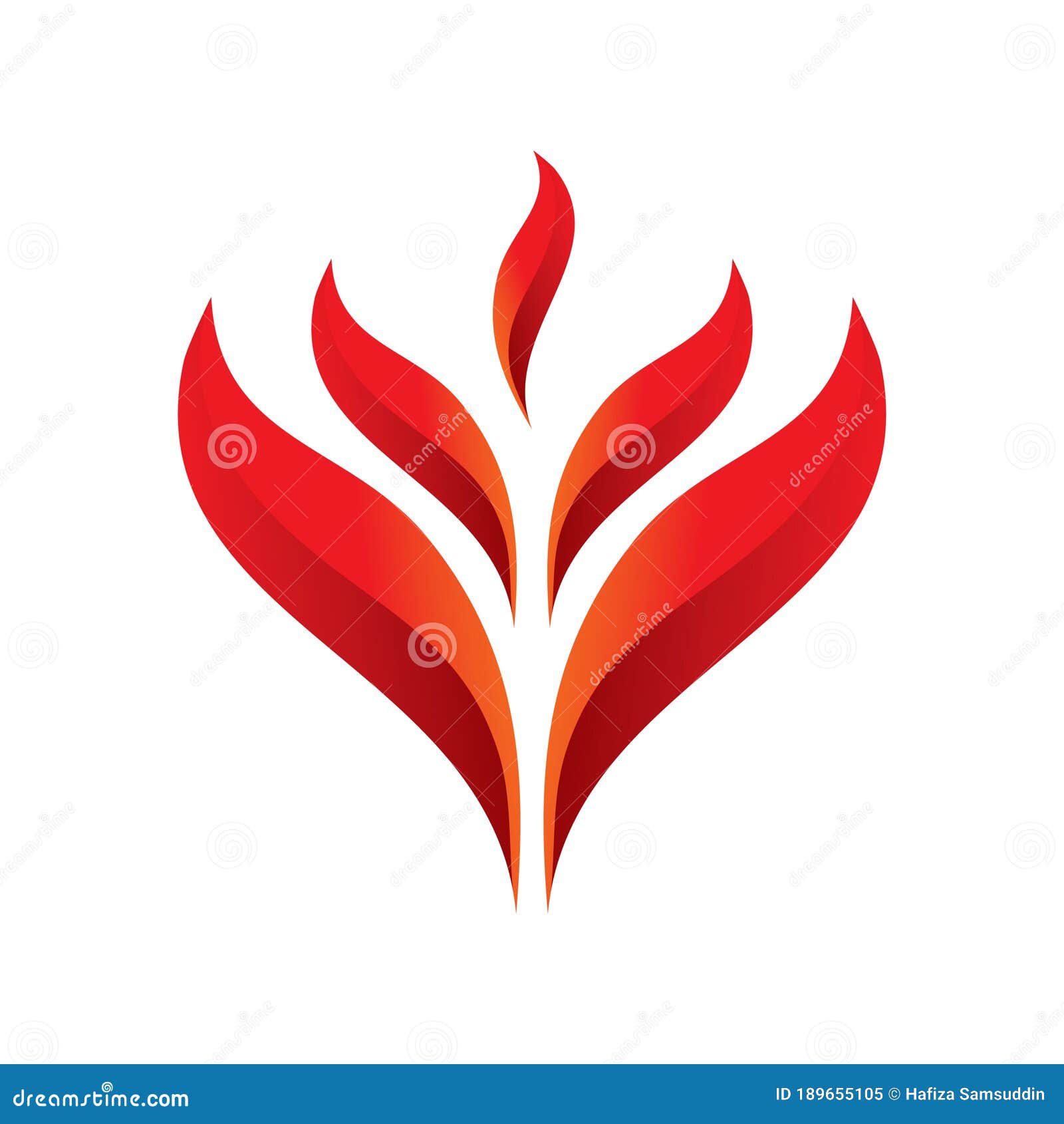 Creative Fire Design. Vector Illustration Decorative Design Stock ...