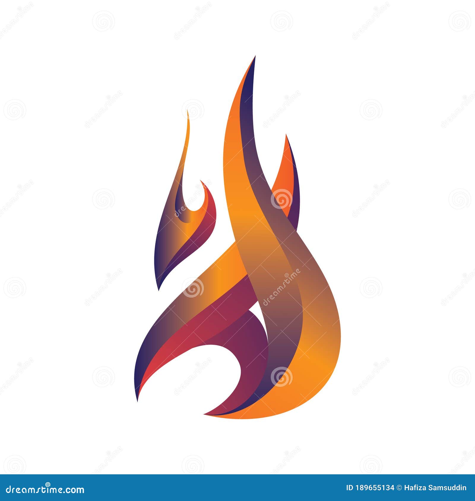 Creative Fire Design. Vector Illustration Decorative Design Stock ...