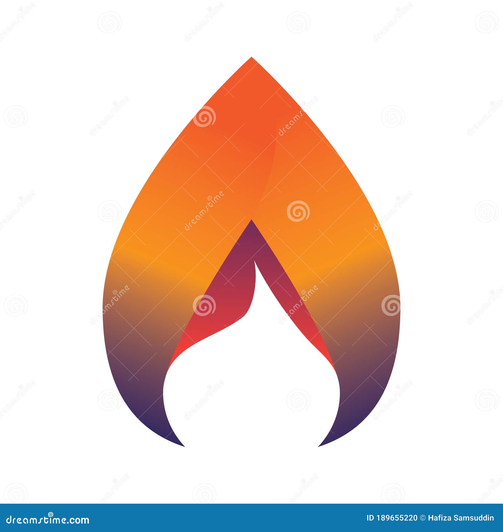 Creative Fire Design. Vector Illustration Decorative Design Stock ...
