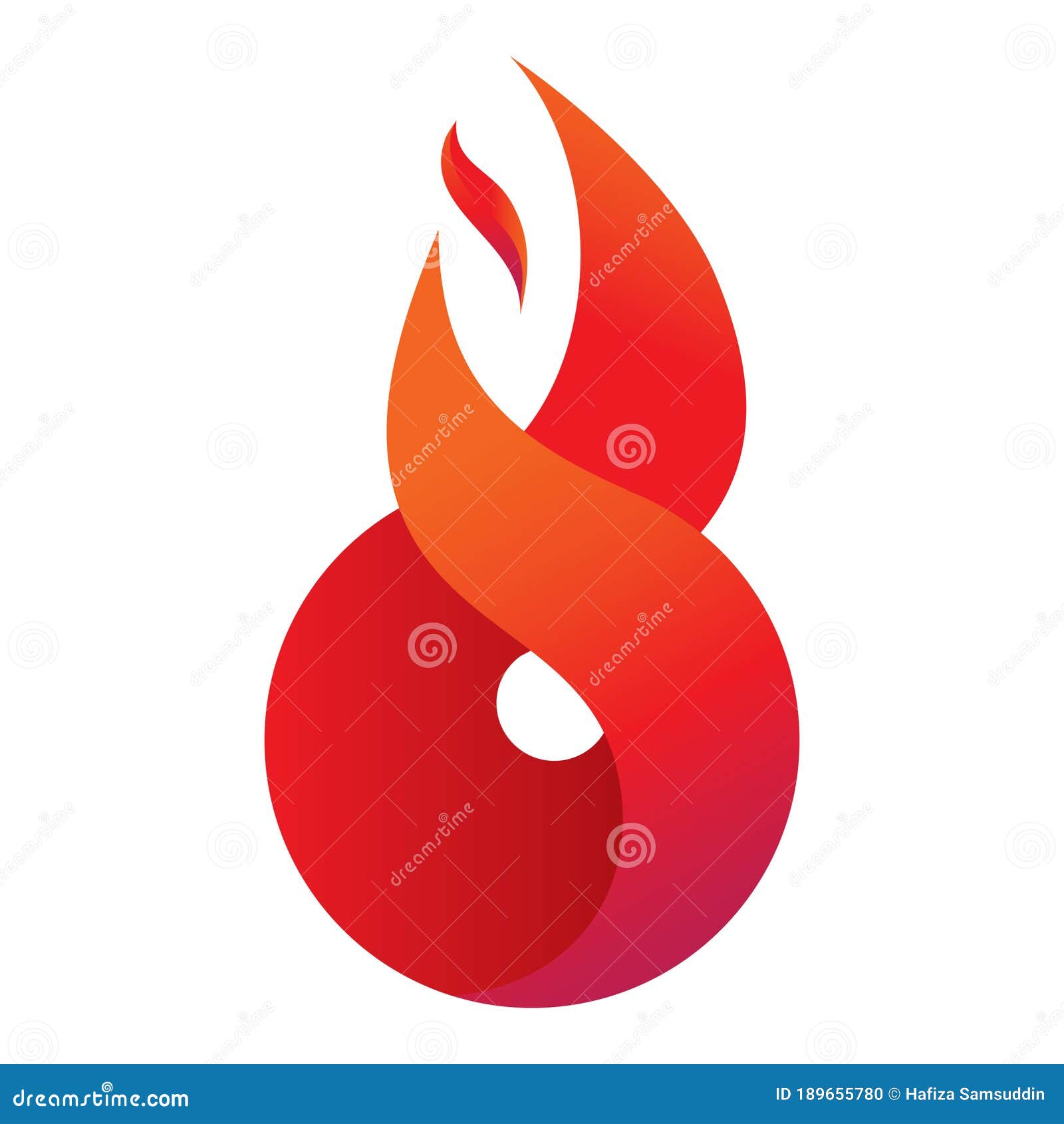 Creative Fire Design. Vector Illustration Decorative Design Stock ...