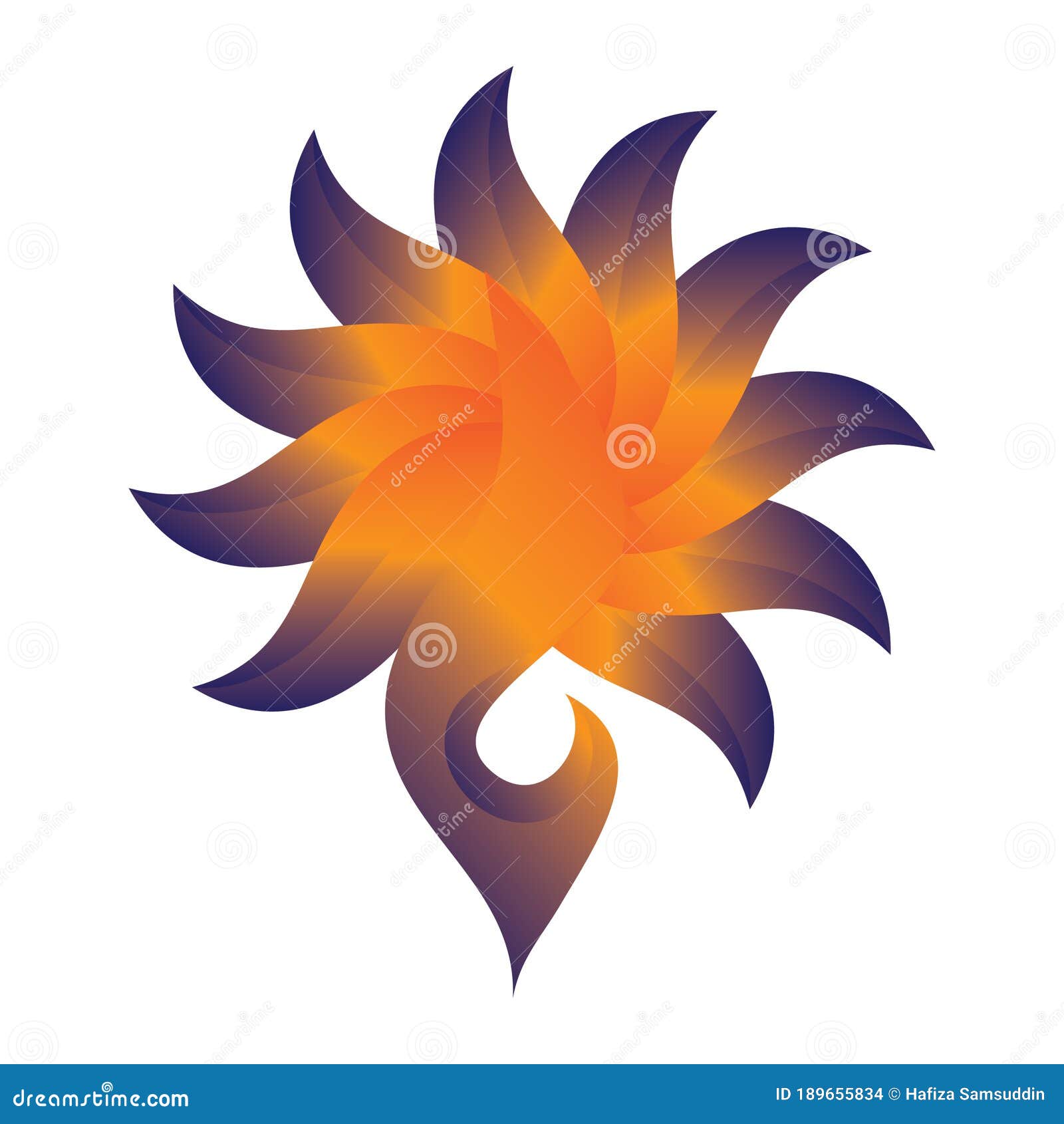 Creative Fire Design. Vector Illustration Decorative Design Stock ...