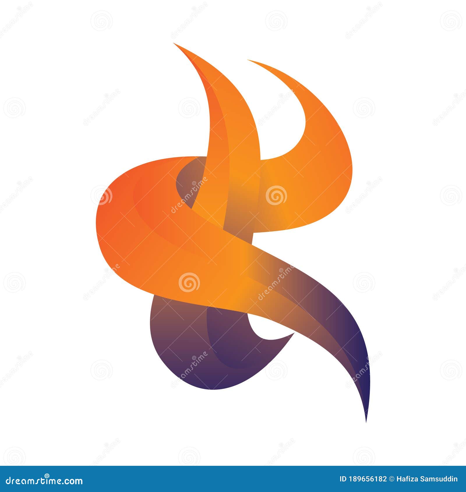 Creative Fire Design. Vector Illustration Decorative Design Stock ...