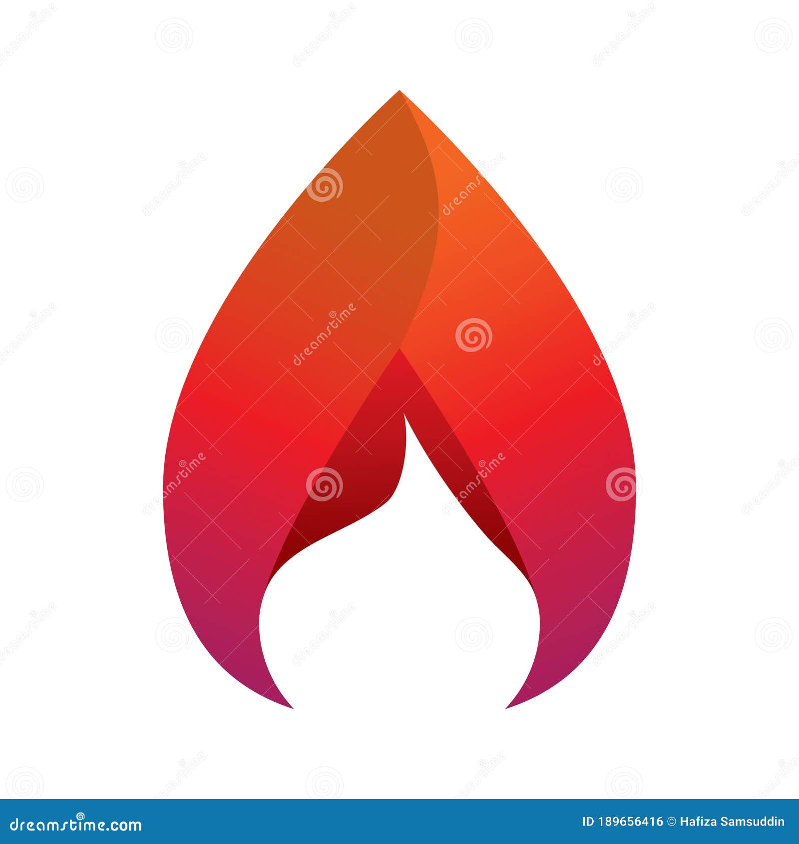 Creative Fire Design. Vector Illustration Decorative Design Stock ...