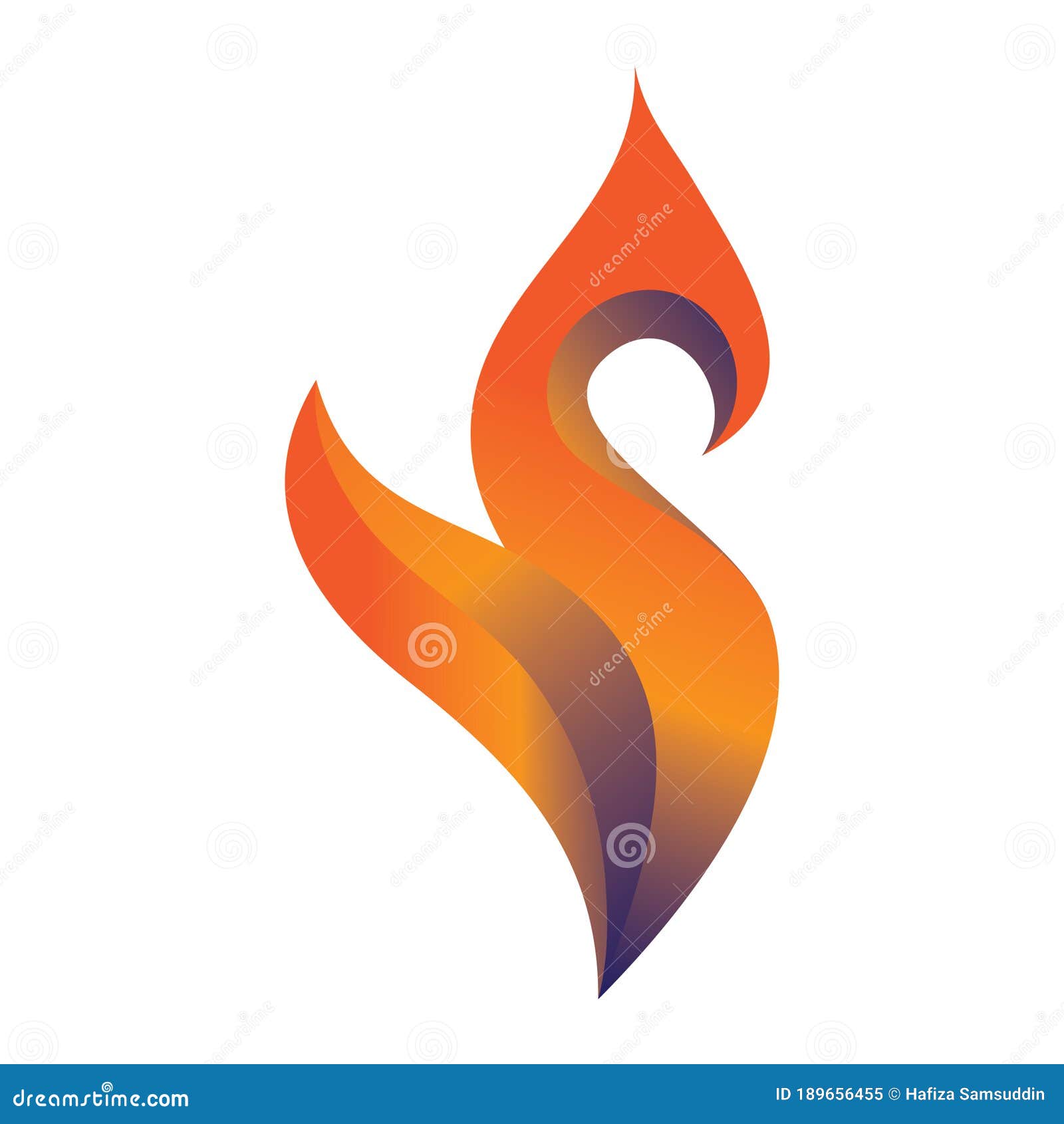 Creative Fire Design. Vector Illustration Decorative Design Stock ...