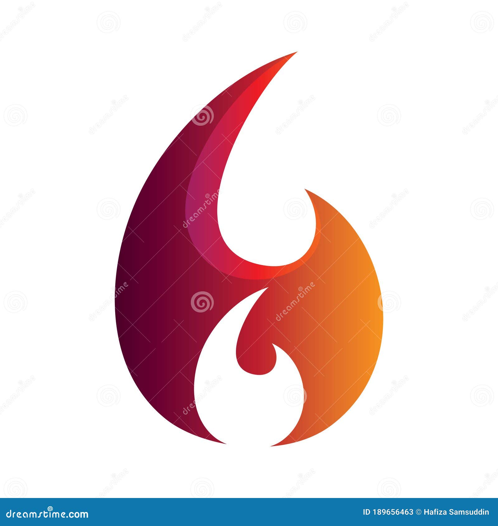 Creative Fire Design. Vector Illustration Decorative Design Stock ...