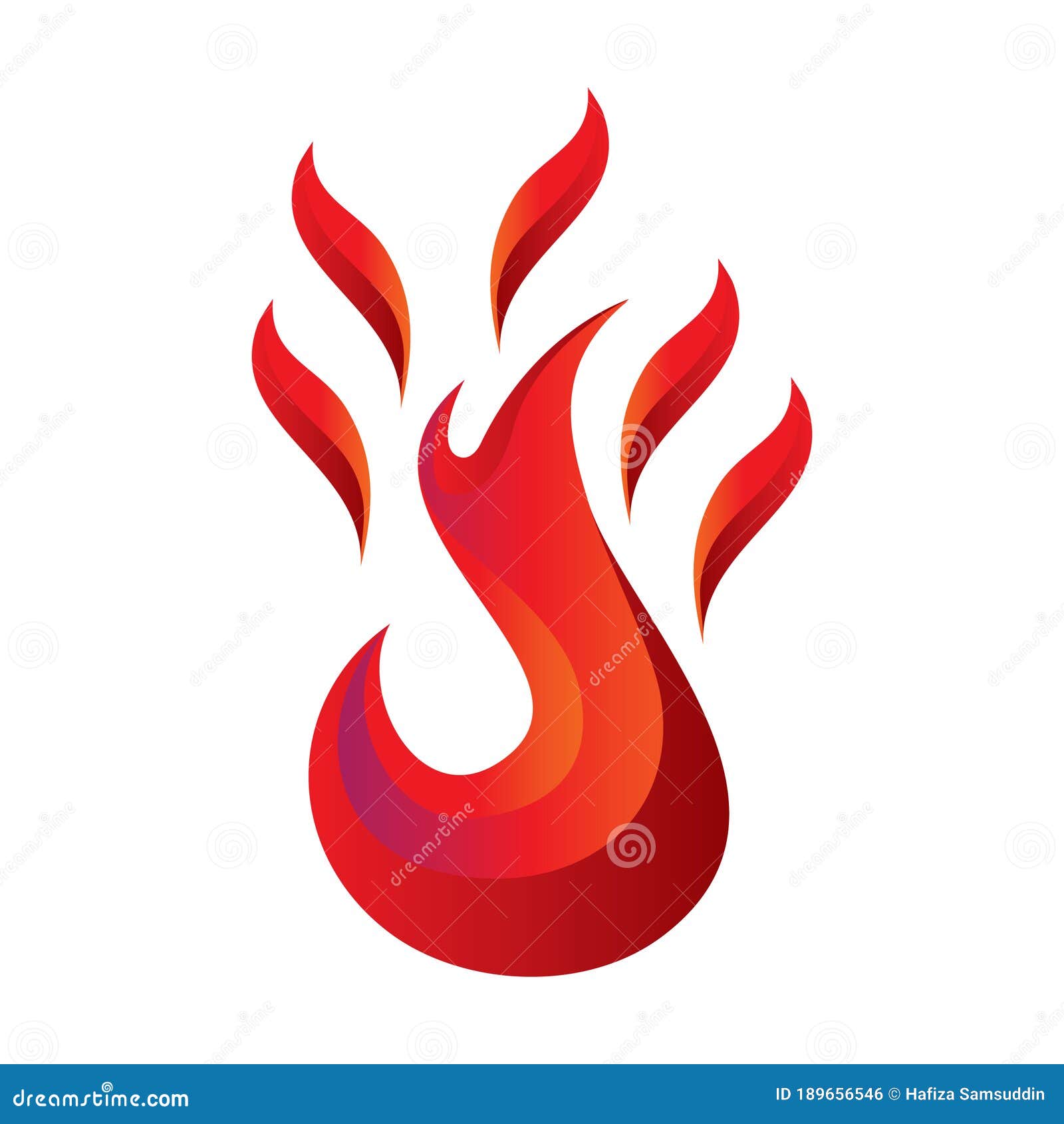 Creative Fire Design. Vector Illustration Decorative Design Stock ...