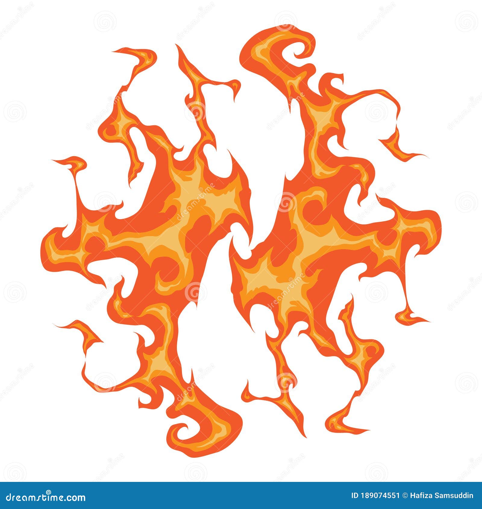 Creative Fire Design. Vector Illustration Decorative Design Stock ...