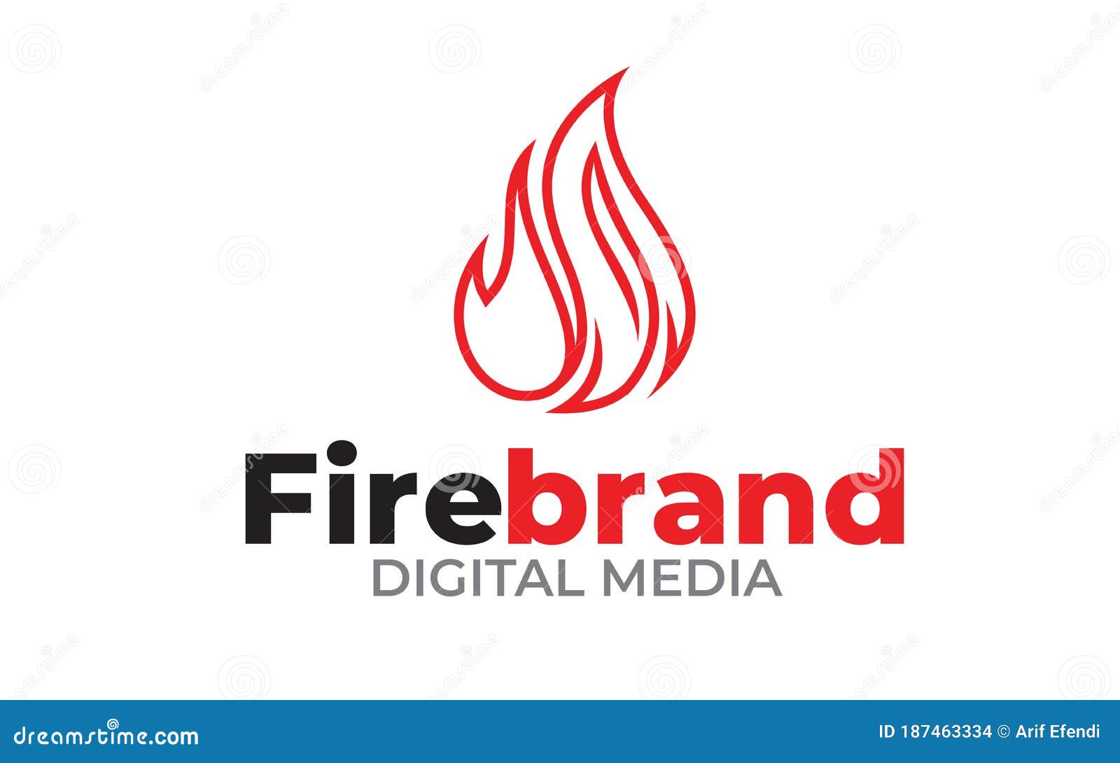 Creative of Fire Flame Brand Logo Design Stock Vector - Illustration of ...