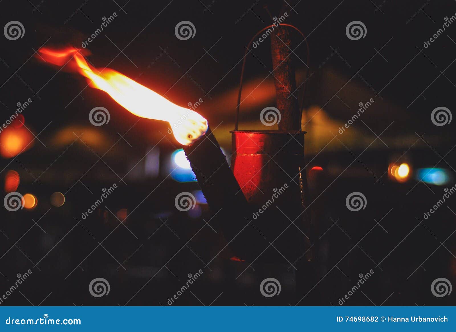 Creative fire lamp stock photo. Image of light, lamp - 74698682