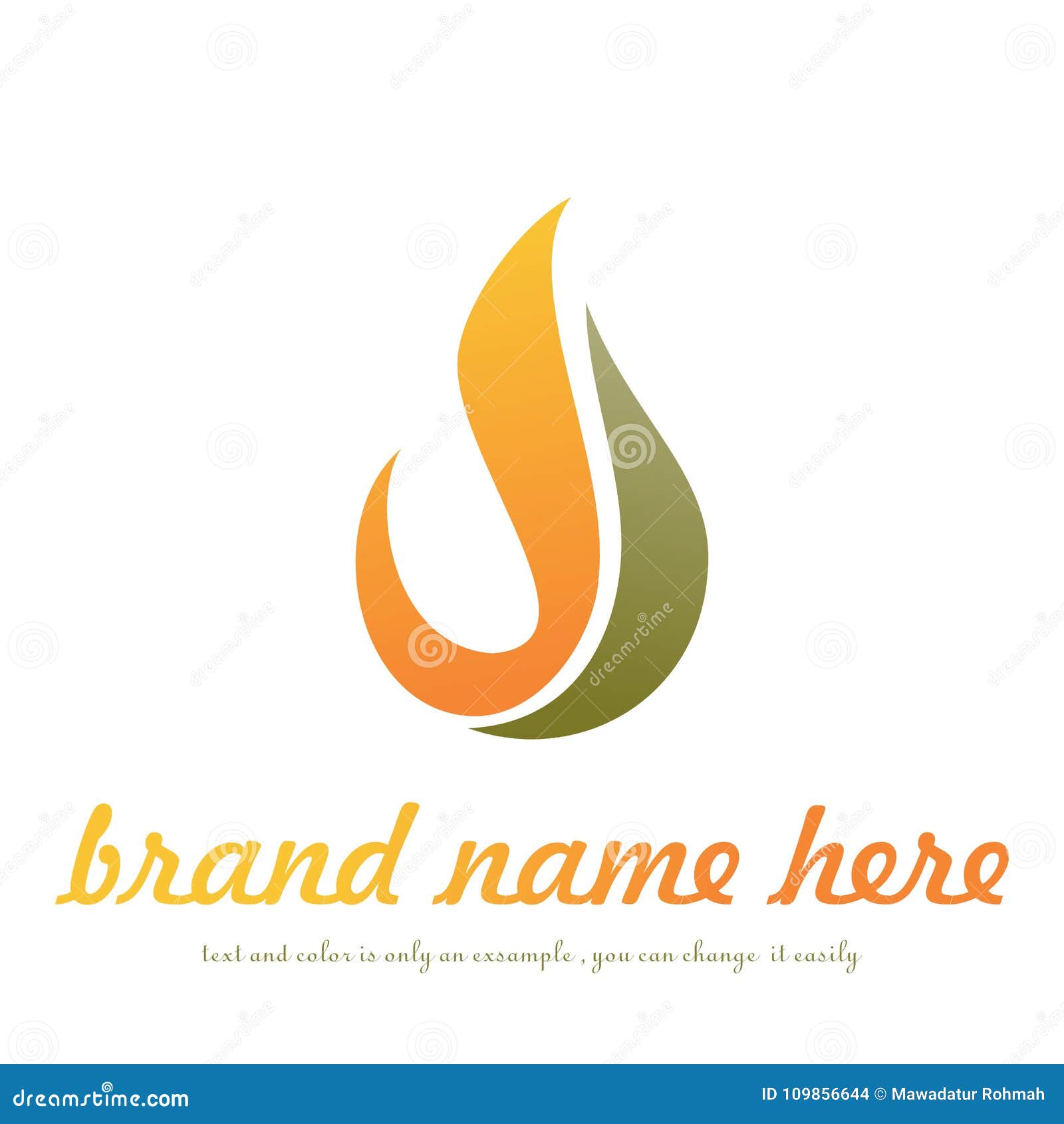 Creative fire logo stock vector. Illustration of corporate - 109856644