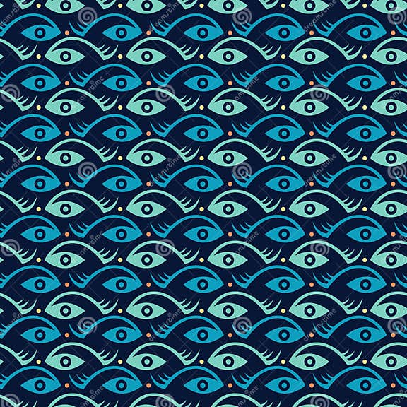 Creative fish and eye stock vector. Illustration of concept - 50343843