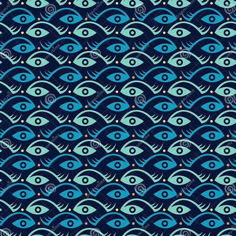 Creative fish and eye stock vector. Illustration of concept - 50343843