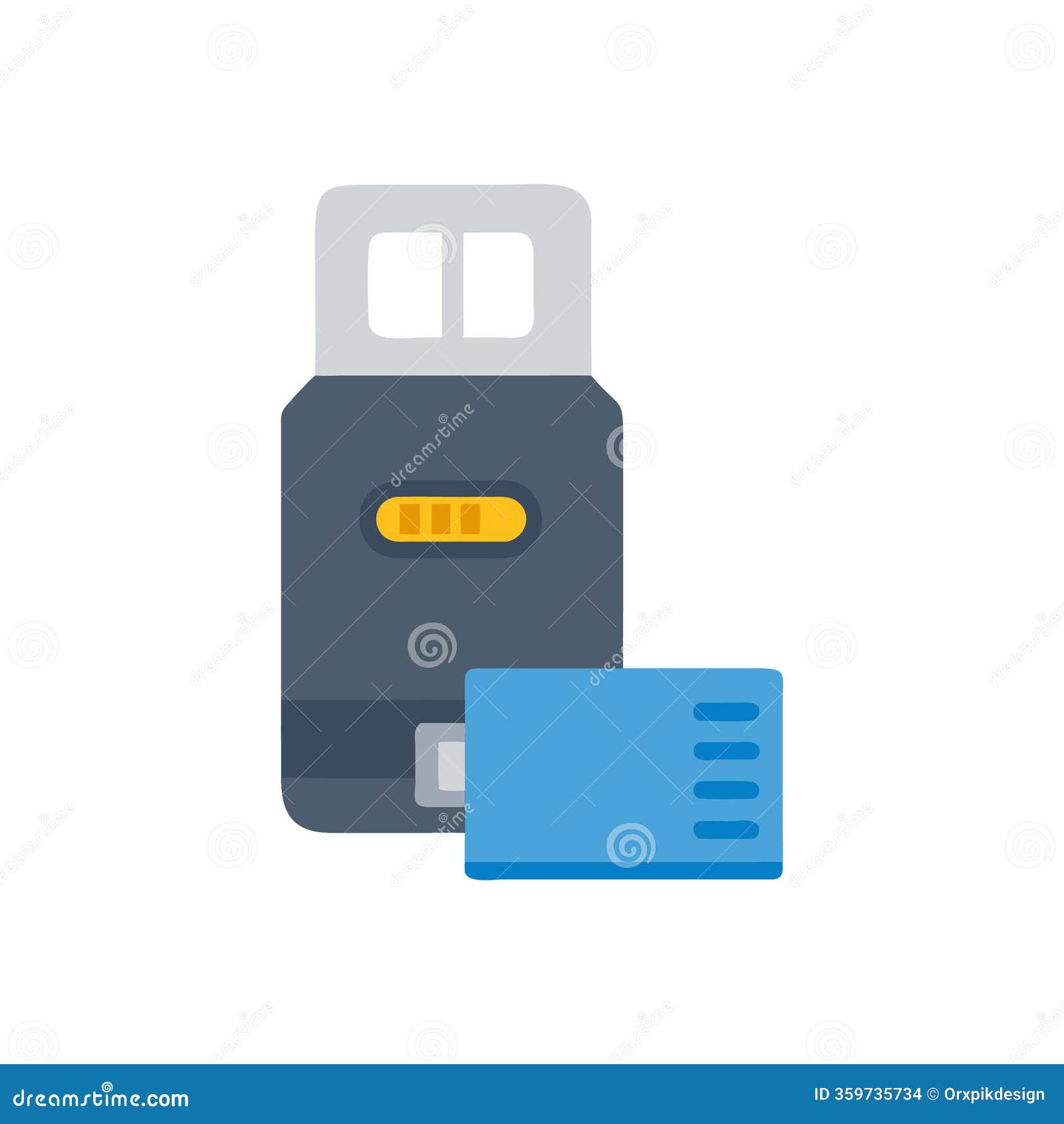 Creative Flash Memory Card Reader Design Icon Stock Illustration ...