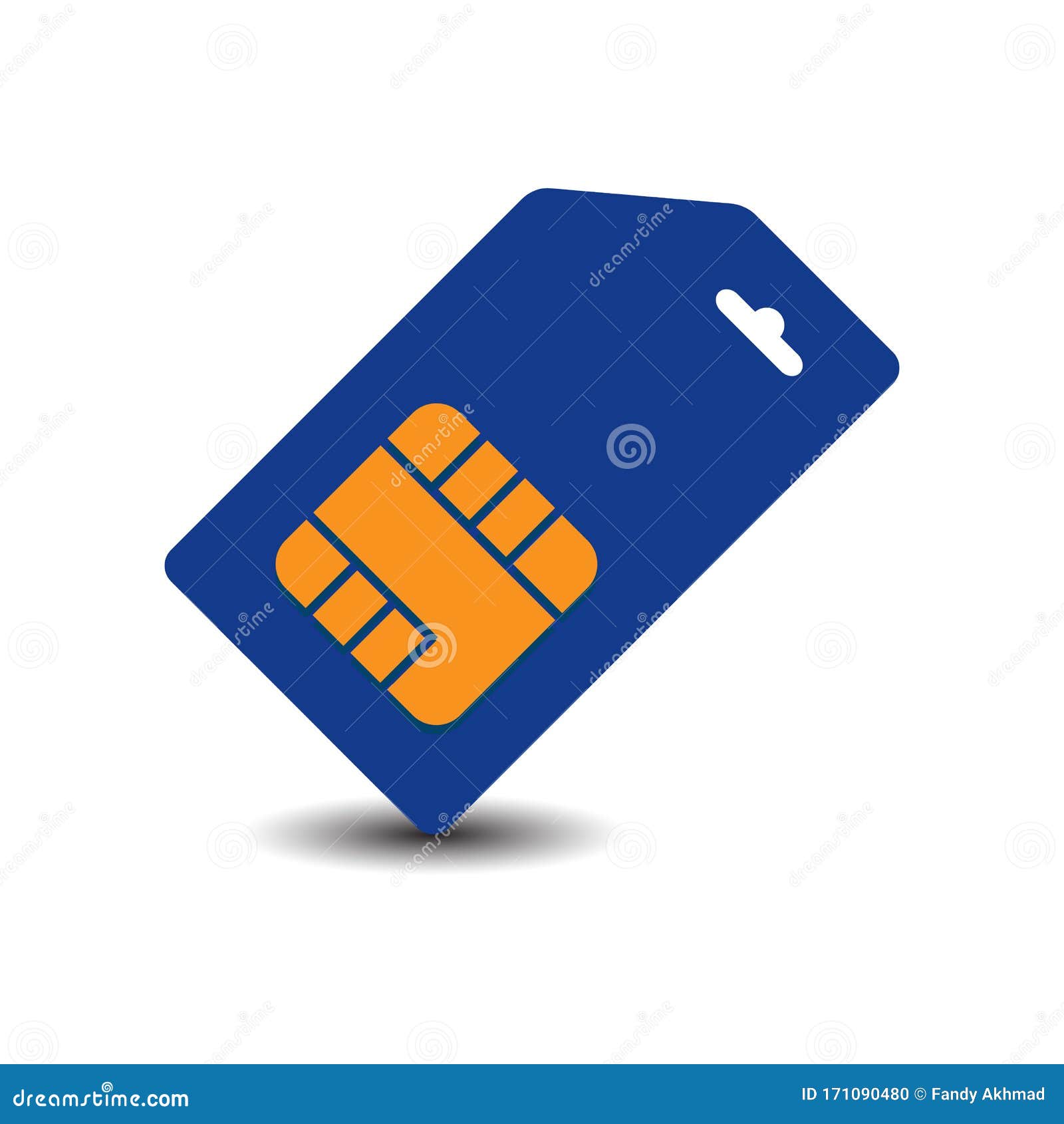 Creative Flat Mode Phone Sim Card Logo Icon Vector Illustration Stock ...