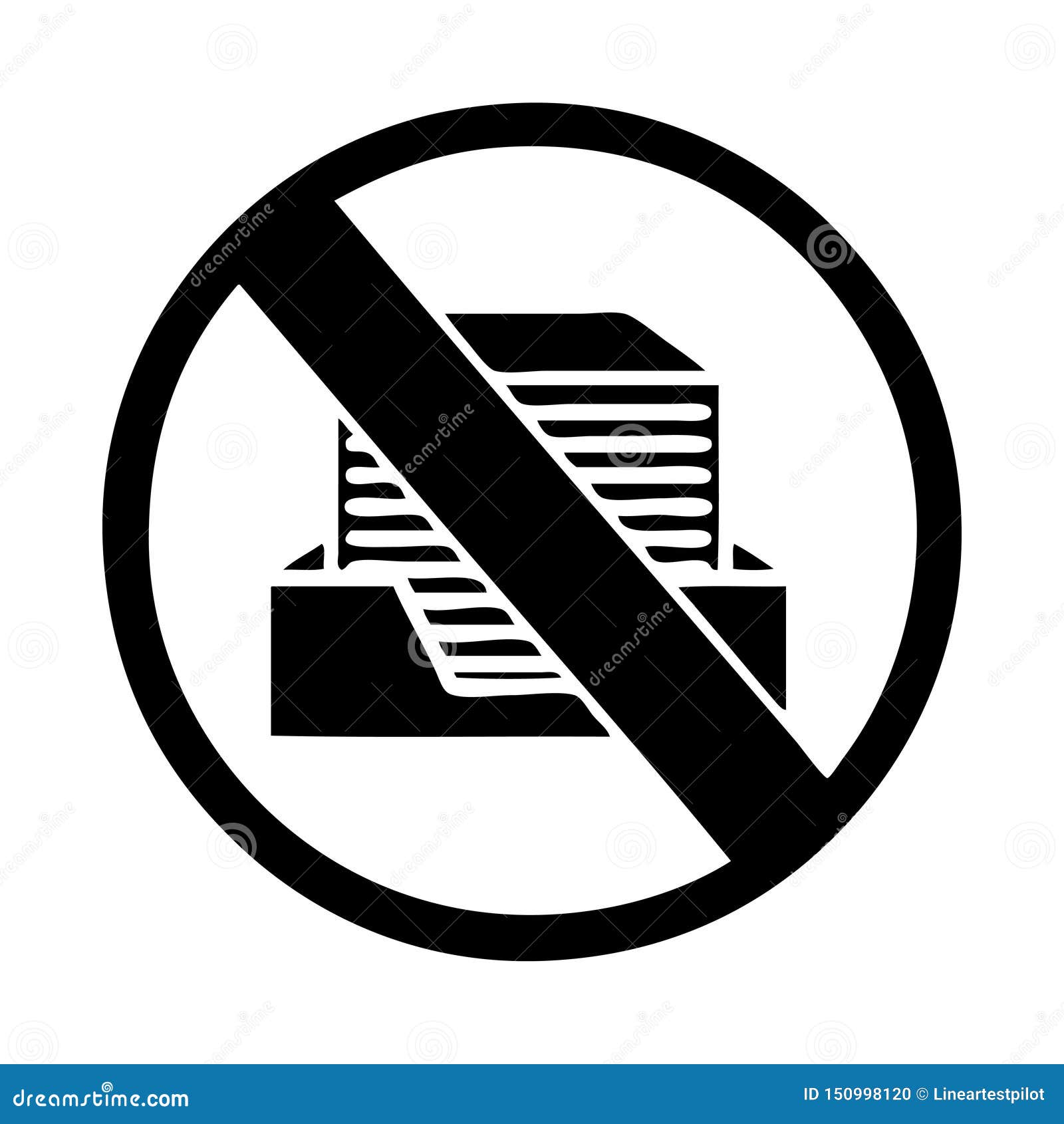 Paperless Flat Glyph Icons. Vector Illustration Included Icon As Less ...