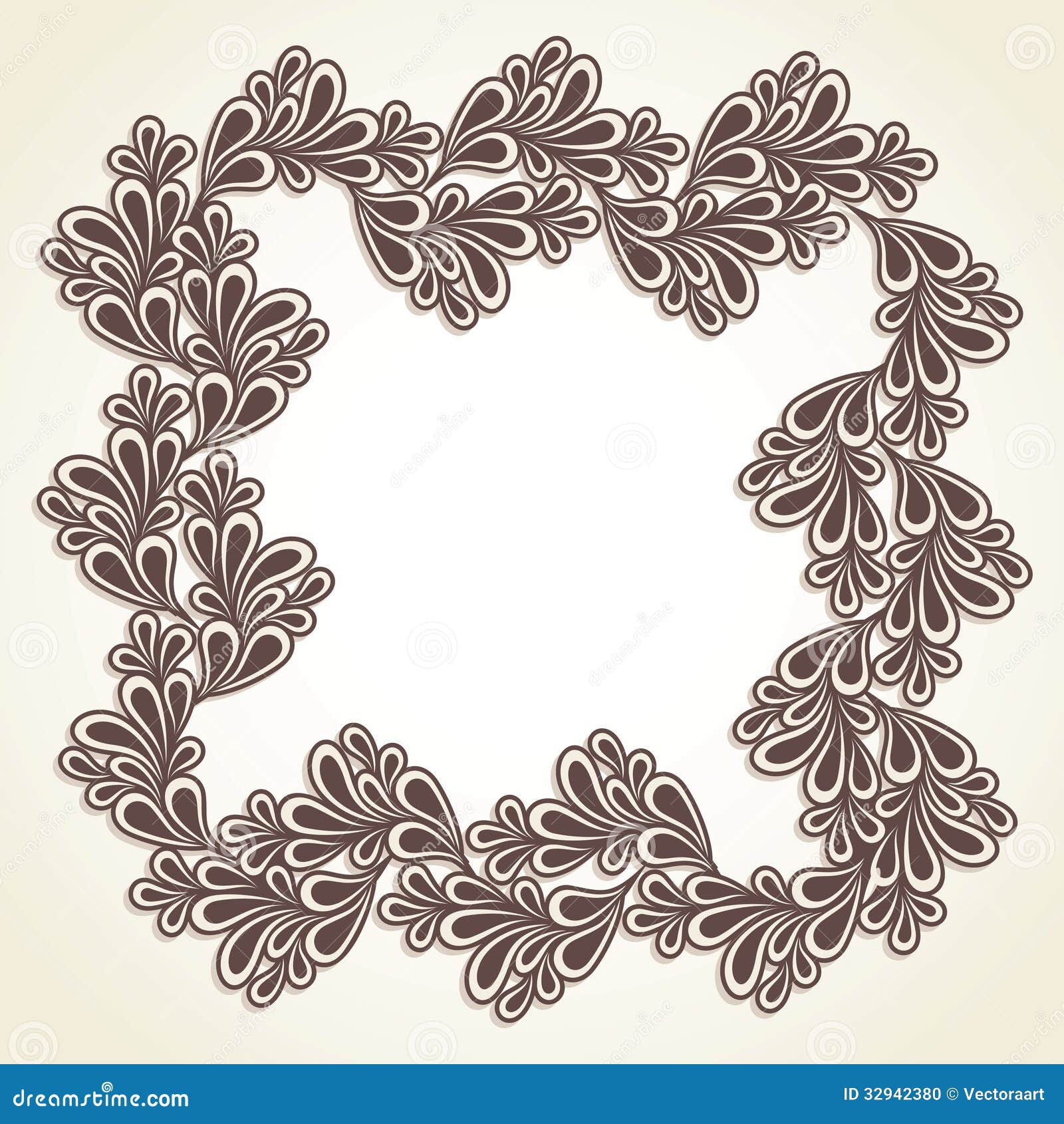 Creative flora frame stock vector. Illustration of floral - 32942380