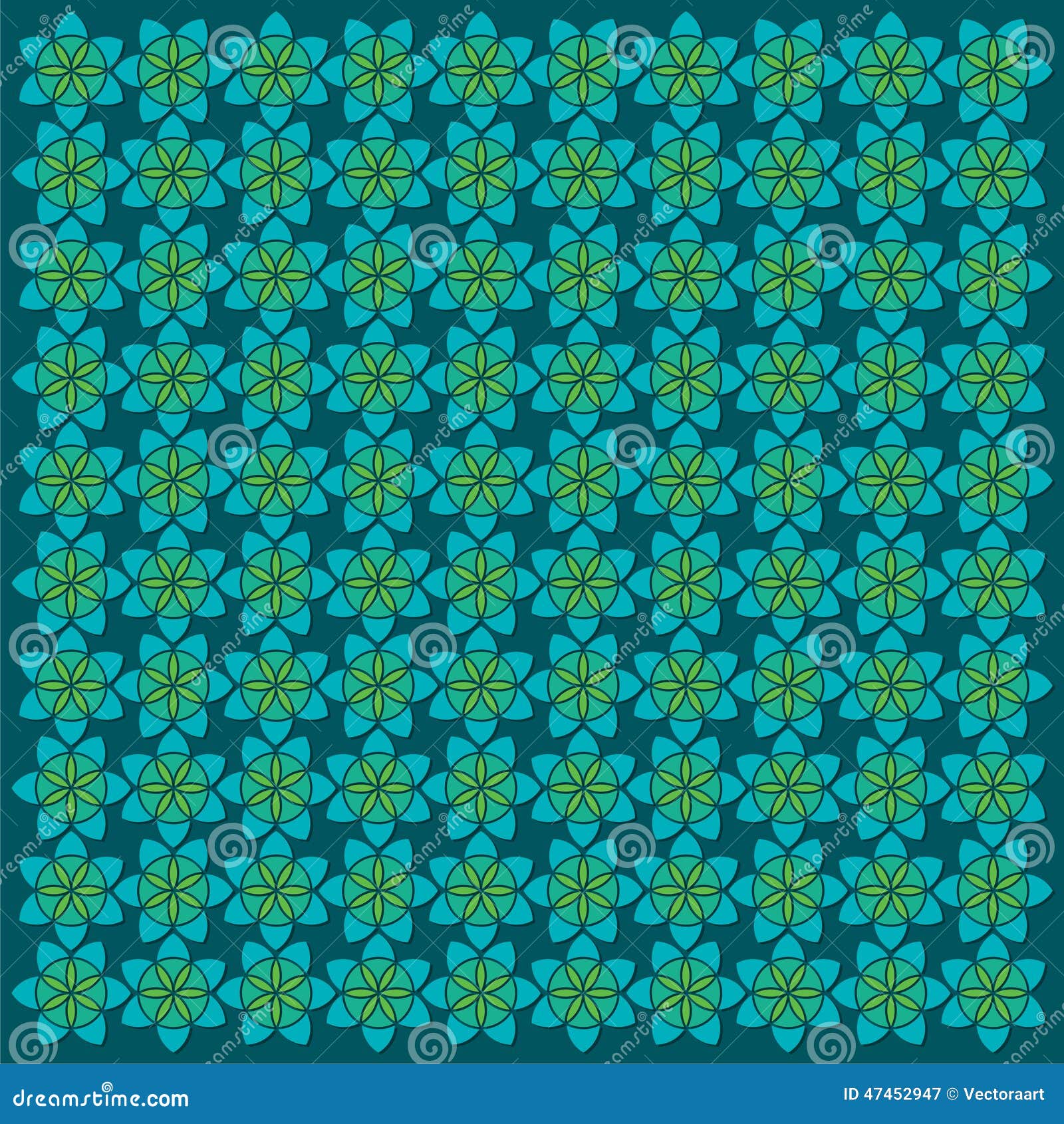 Creative Flora Pattern Background Stock Vector - Illustration of color ...