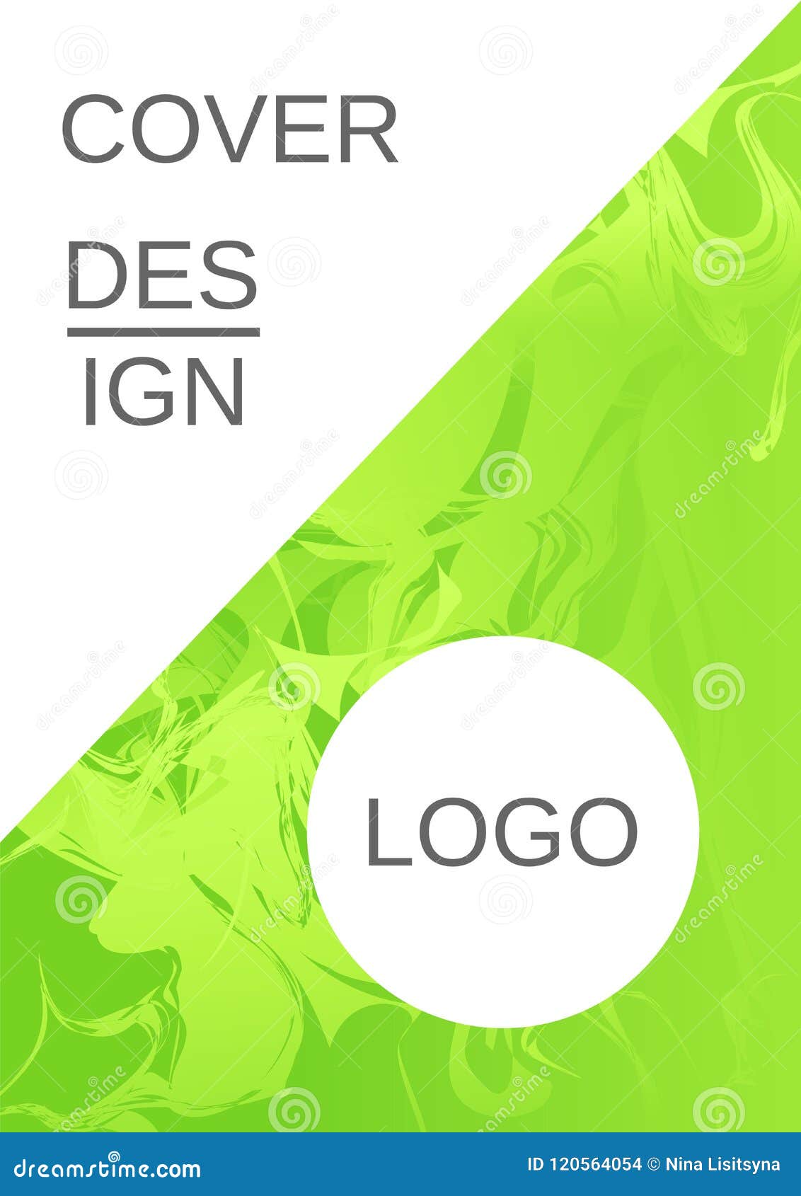 Creative Fluid Background from Current Forms Stock Vector ...