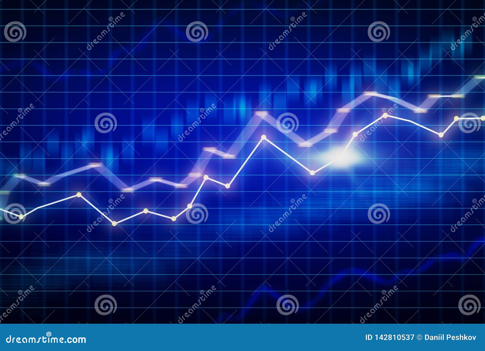 Creative Forex Chart Background Stock Illustration - Illustration of ...