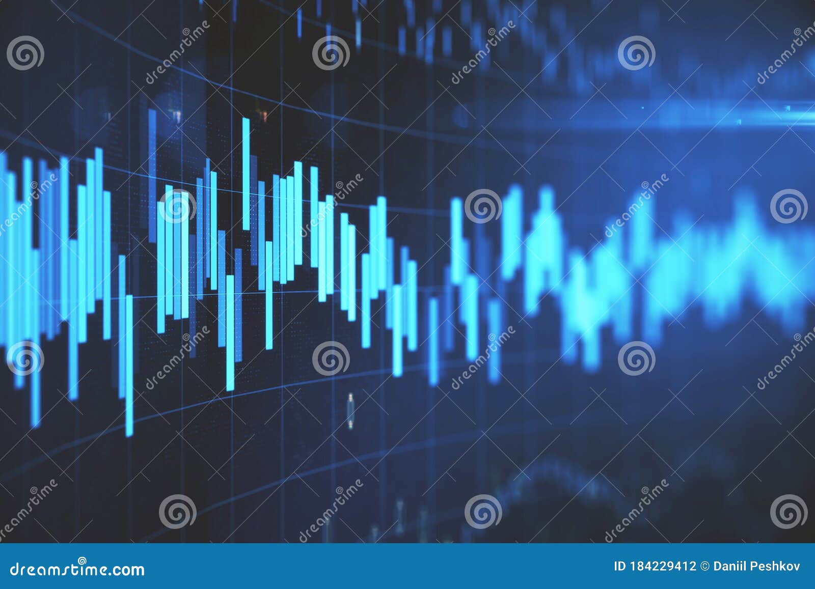 Creative Forex Chart with Stock Graph Stock Illustration - Illustration ...