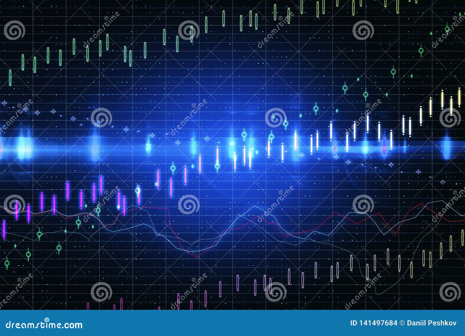 Creative Forex Chart Texture Stock Illustration - Illustration of ...