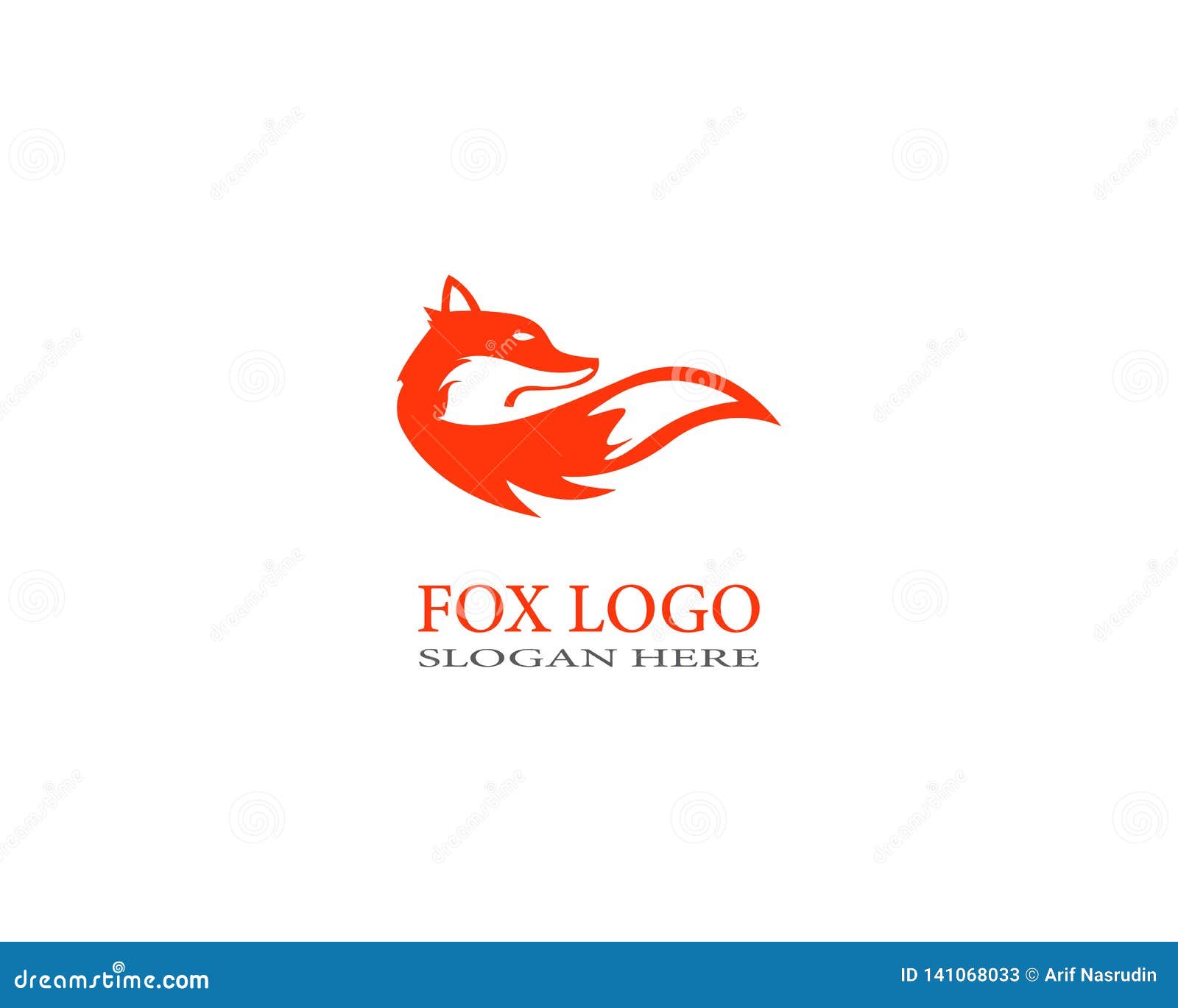 Creative Fox Head Logo Symbol Vector Design Stock Illustration ...