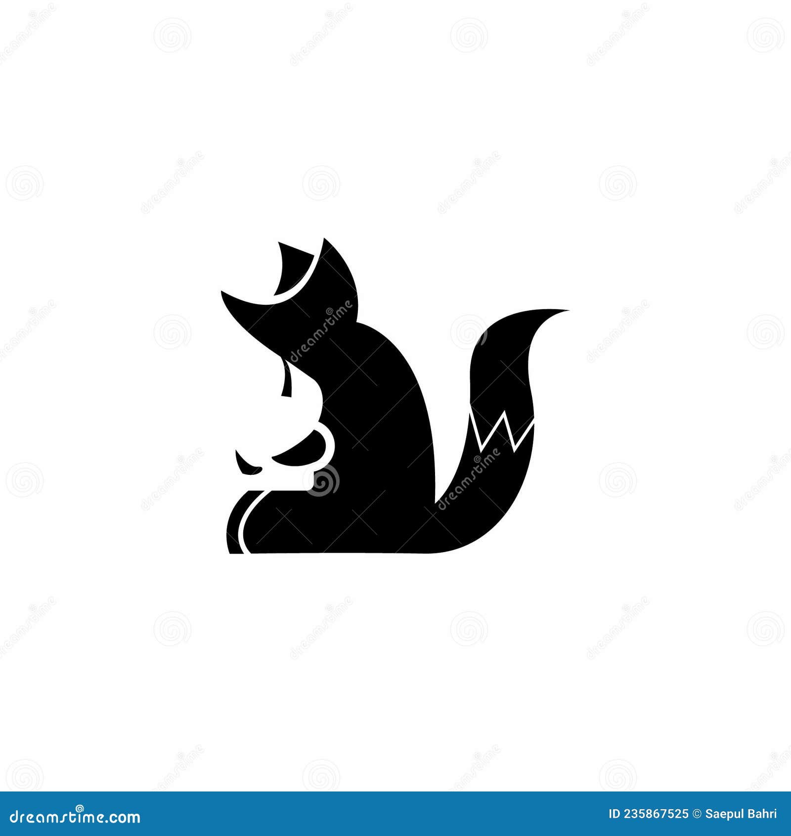 Creative Fox Logo Symbol Design Illustration. Fox Coffee Logo Stock ...