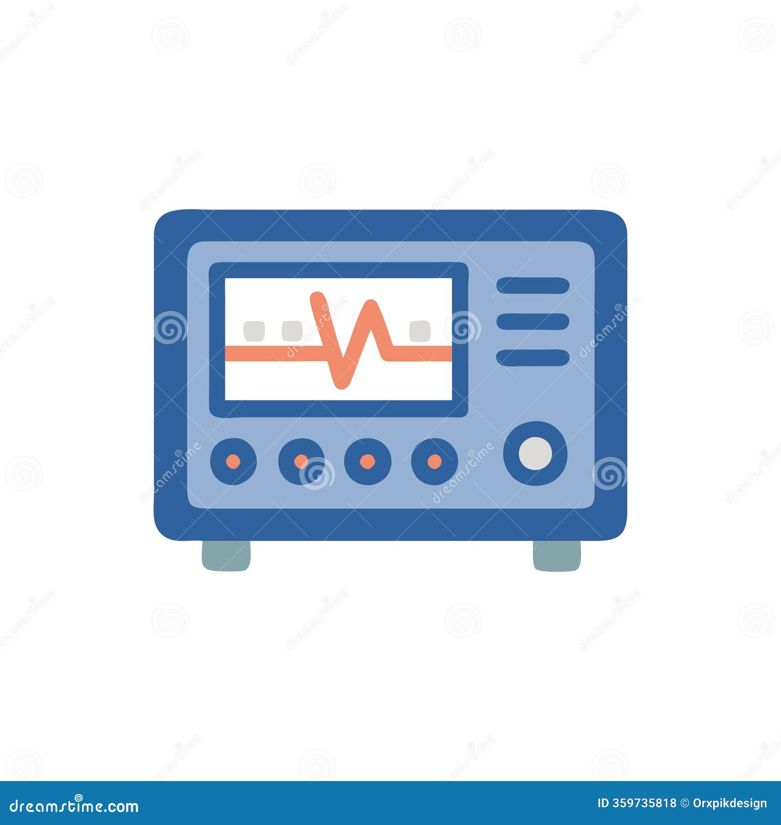 Creative Frequency Counter Design Icon Stock Illustration ...