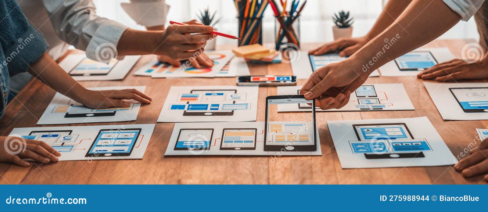 Creative Front-end Developer Brainstorming UI Design. Scrutinize Stock ... Creative Front-end Developer Brainstorming UI Design. Scrutinize Stock ...