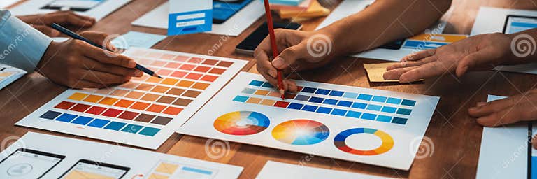 Creative Front-end Developer Brainstorming UI Design. Scrutinize Stock ...