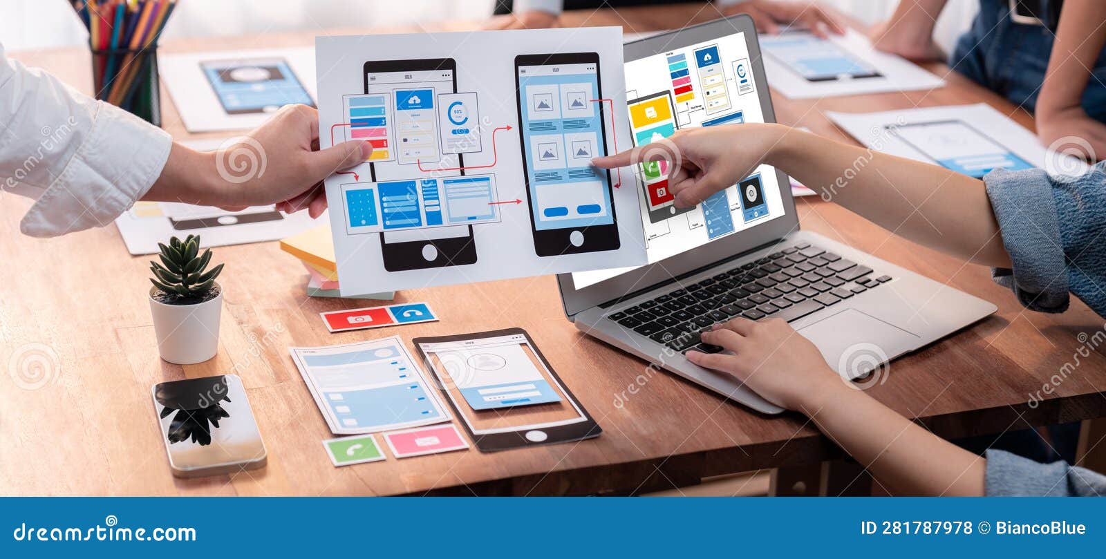 Creative Front-end Developer Brainstorming UI Design. Scrutinize Stock ... Creative Front-end Developer Brainstorming UI Design. Scrutinize Stock ...
