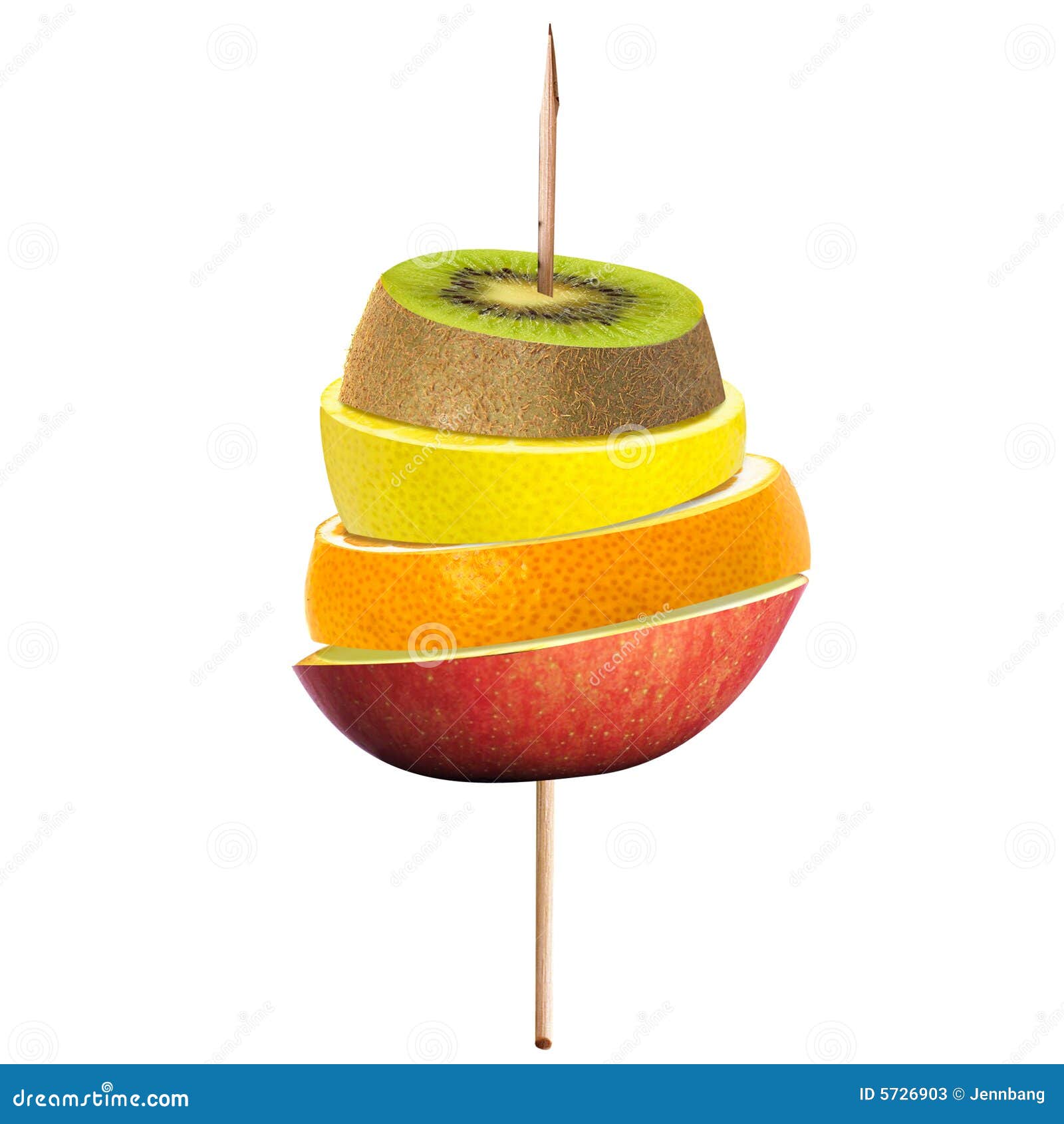 Creative Fruits In Stick Picture. Image: 5726903