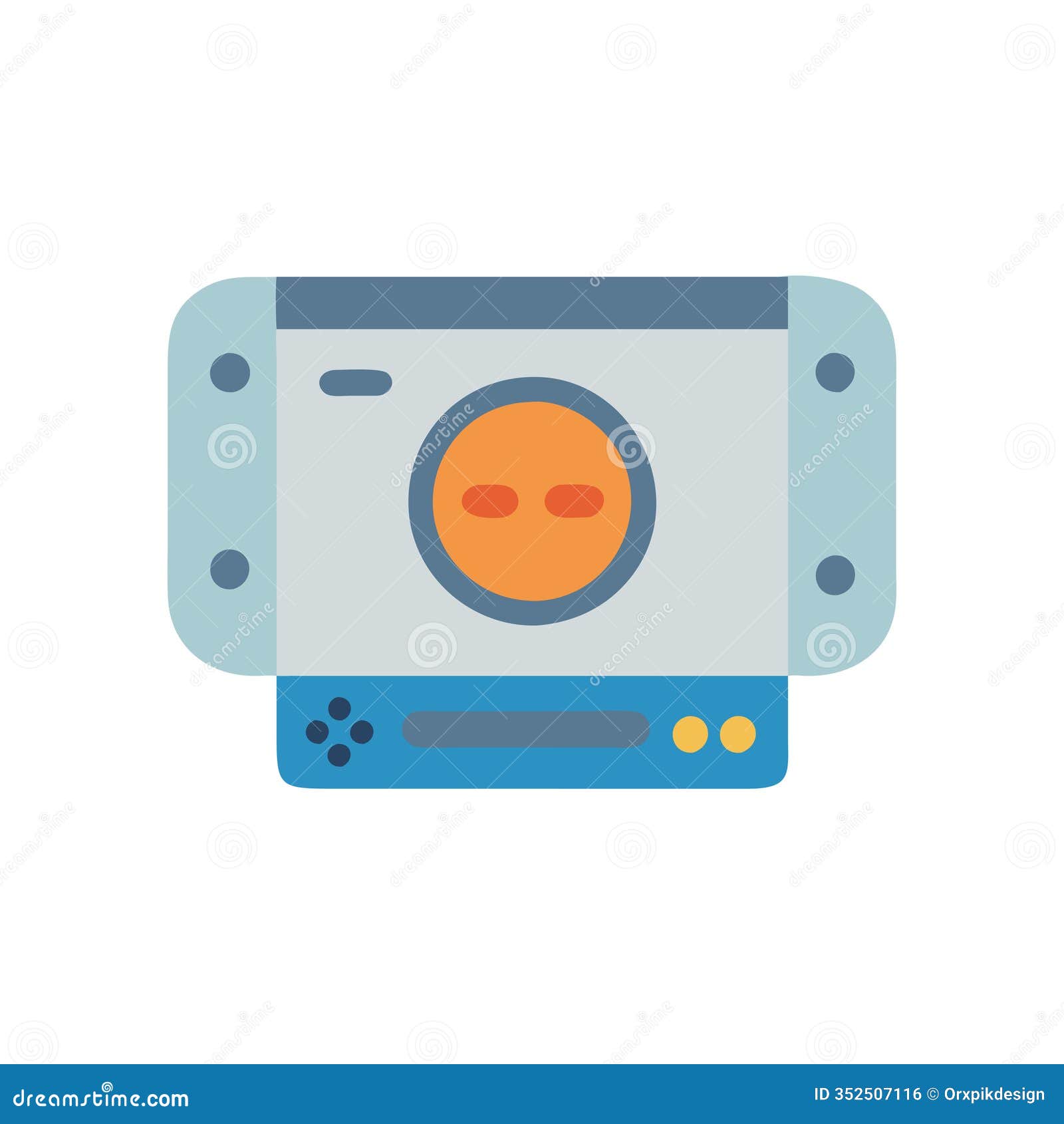Creative Gaming Console Icon for Fun Stock Illustration - Illustration ...