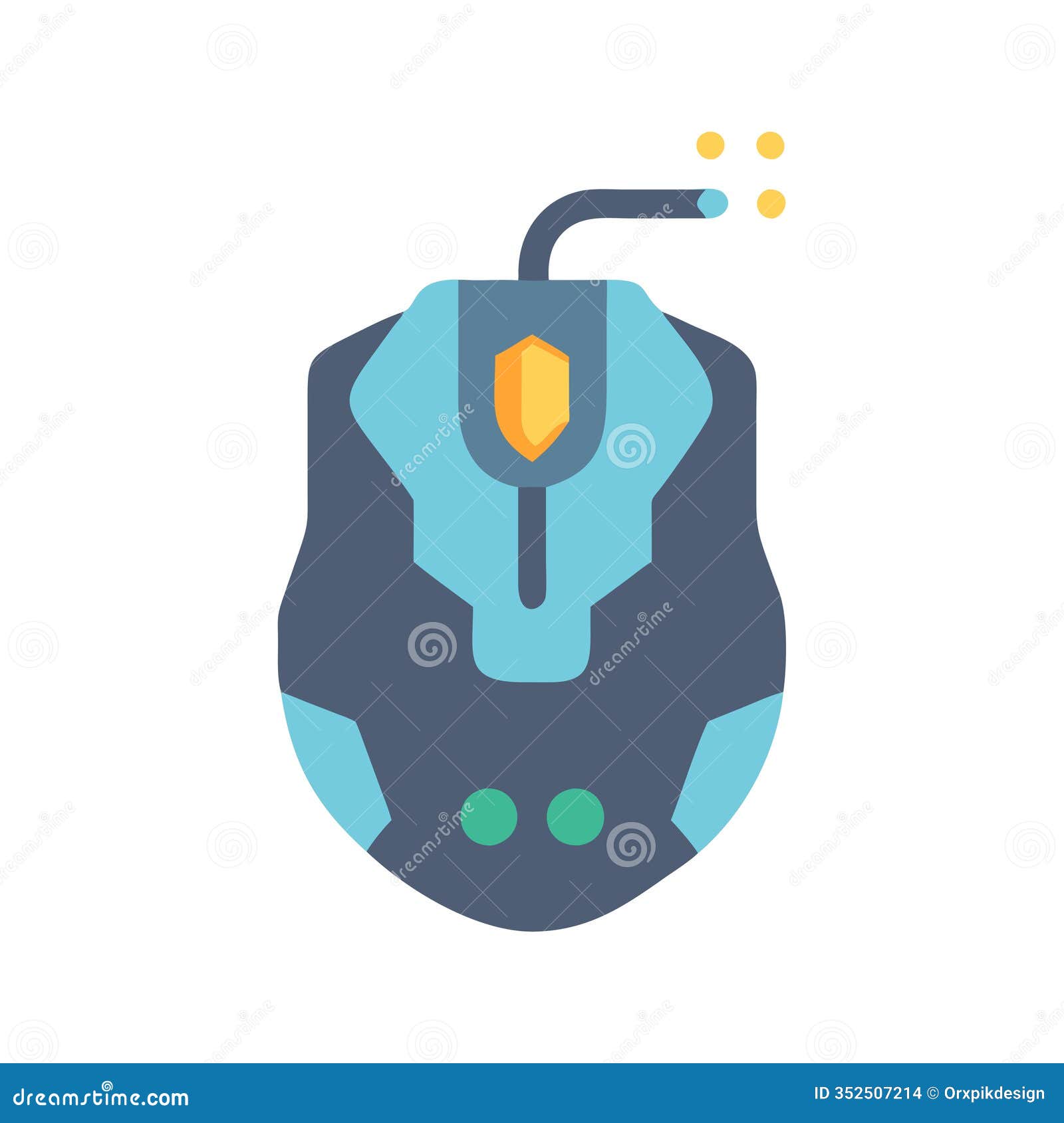 Creative Gaming Mouse Icon for Fun Stock Illustration - Illustration of ...