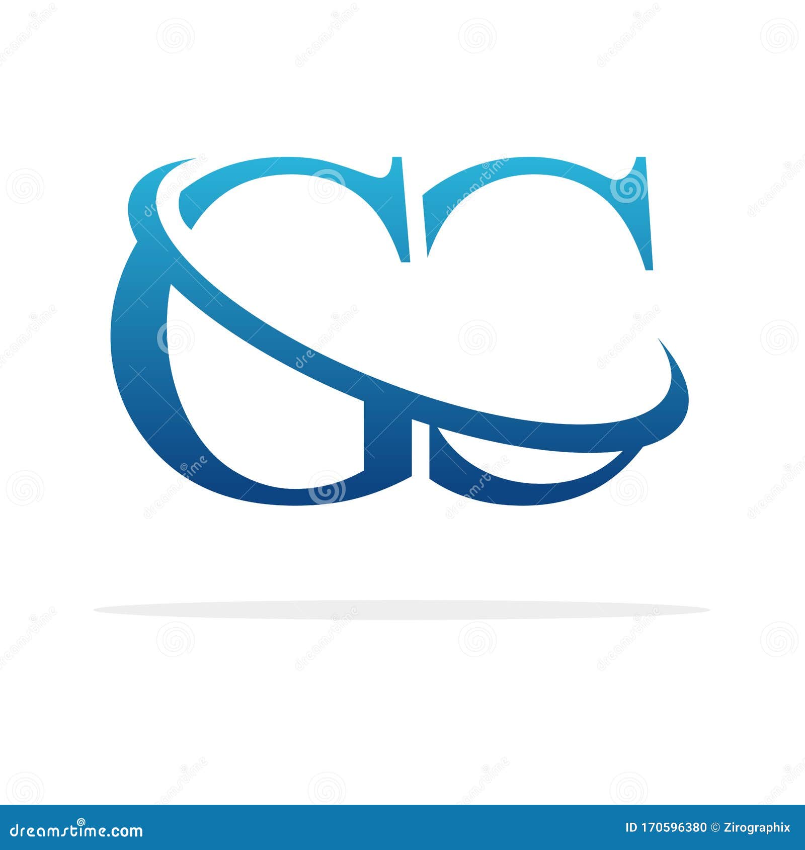 Creative GC Logo Icon Design Stock Vector - Illustration of simple ...